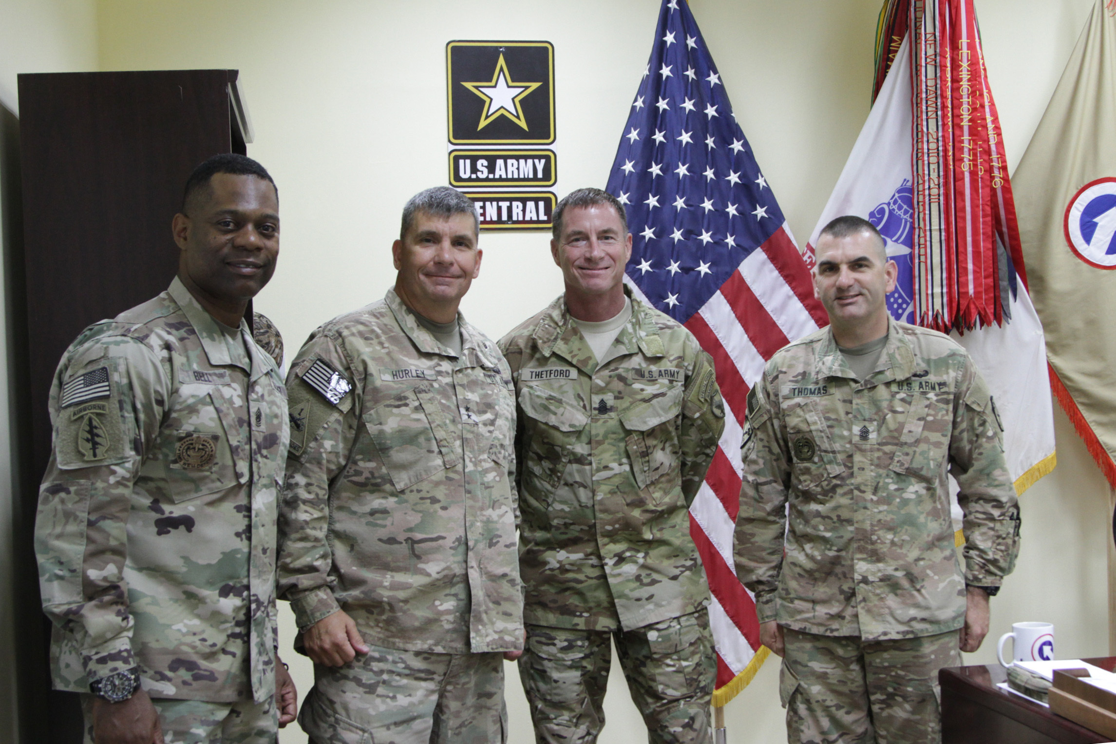 CENTCOM CSM visits the 1st TSC