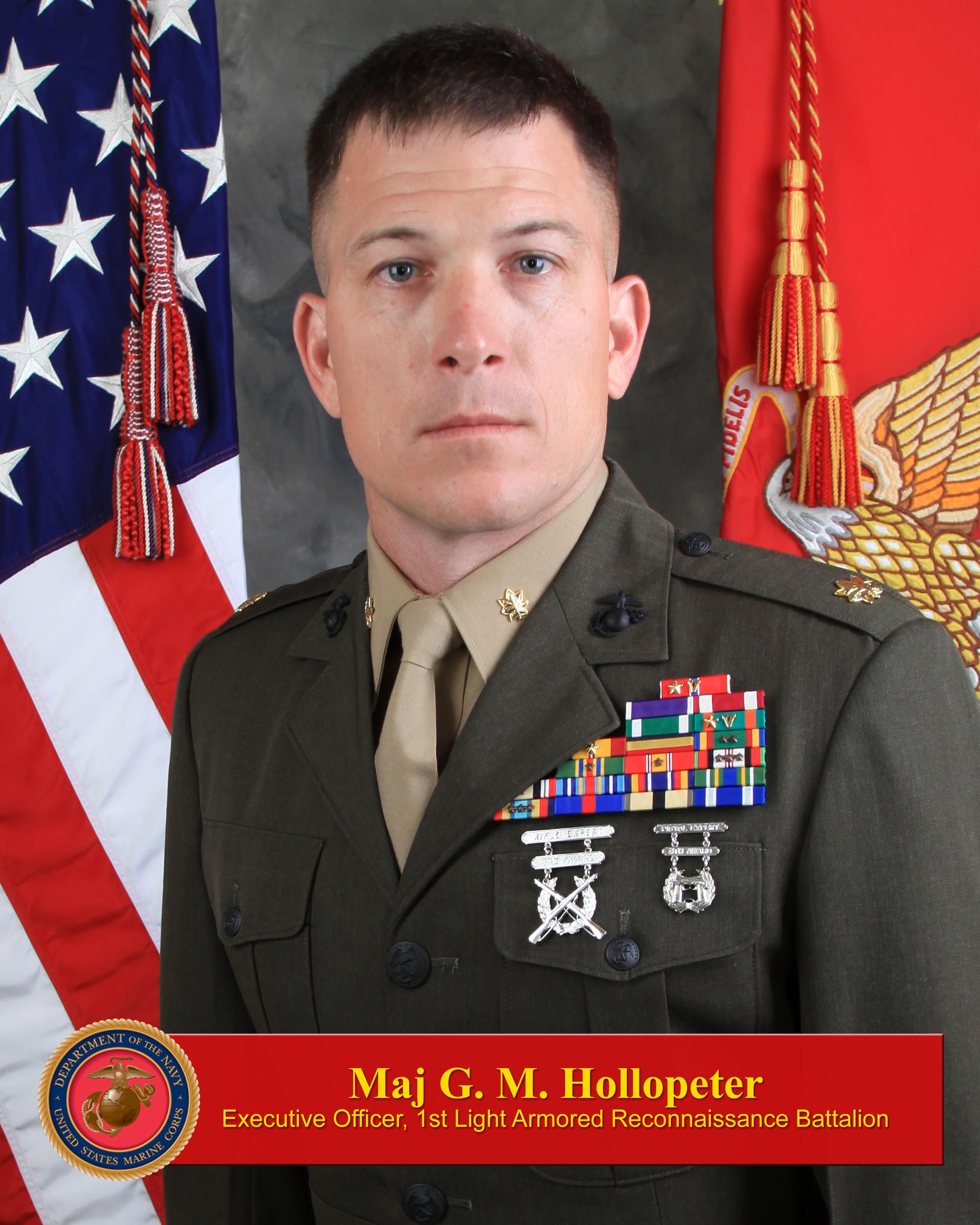 Maj G. M. Hollopeter > 1st Marine Division > Leaders