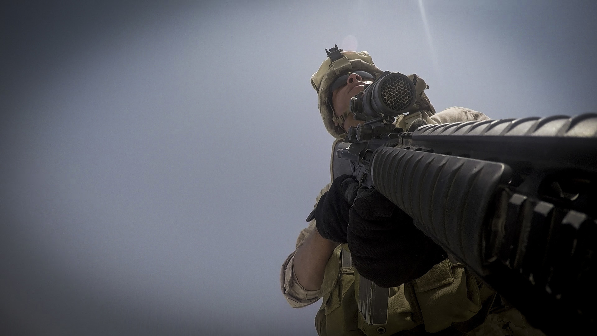 SecFor Marines “Ace” target practice