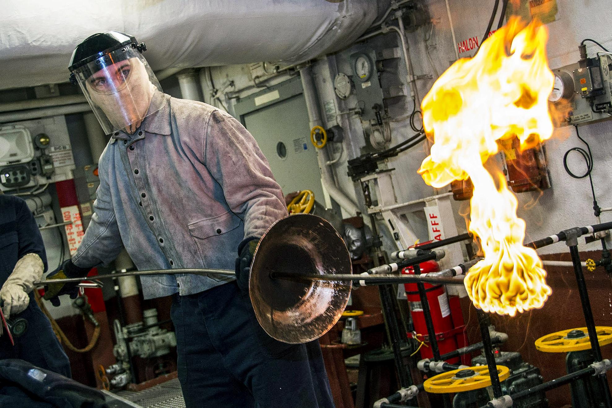 Boiler Blaze | U.S. Department of War