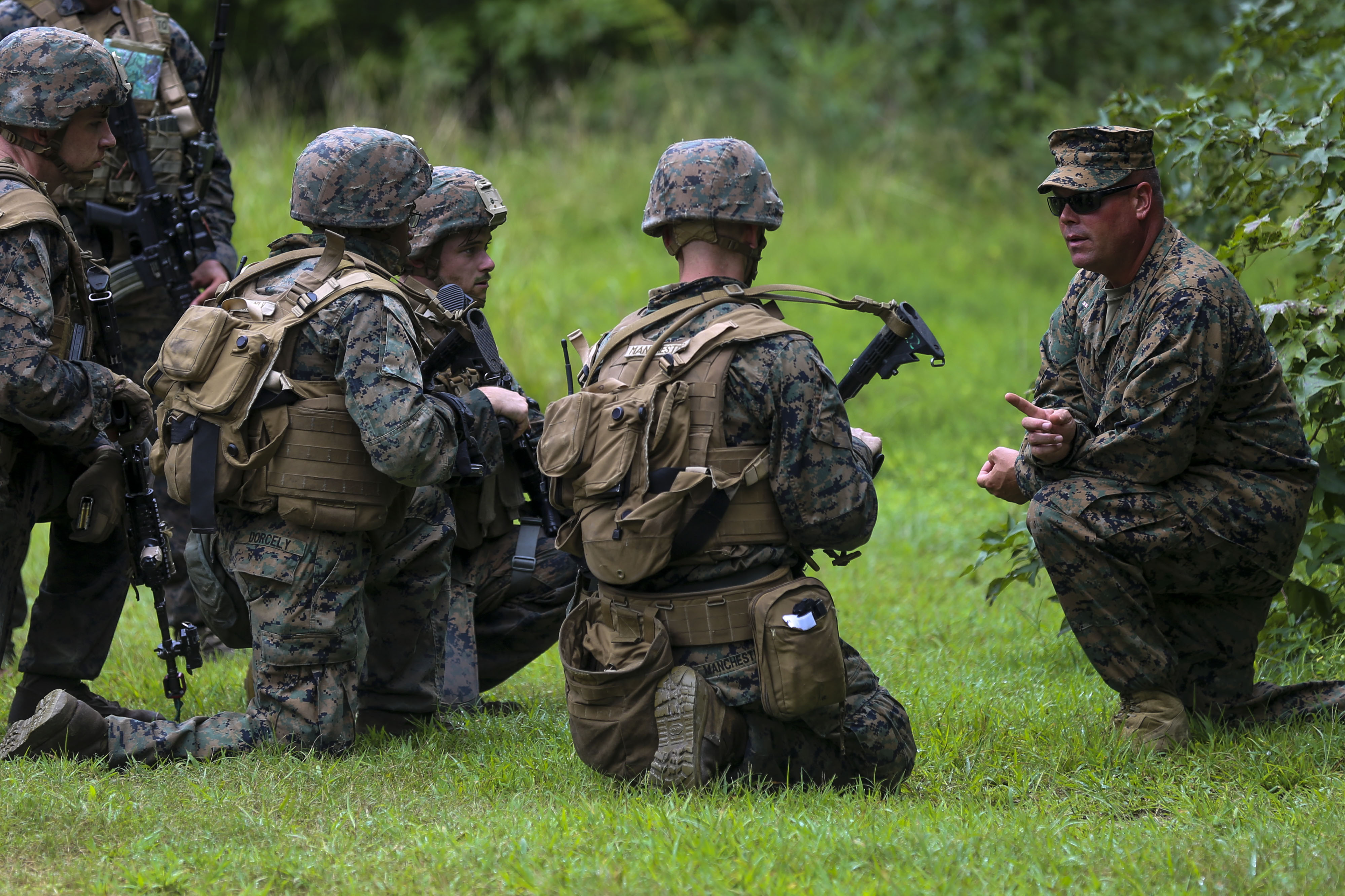 Marines put skills to the test in a squad competition