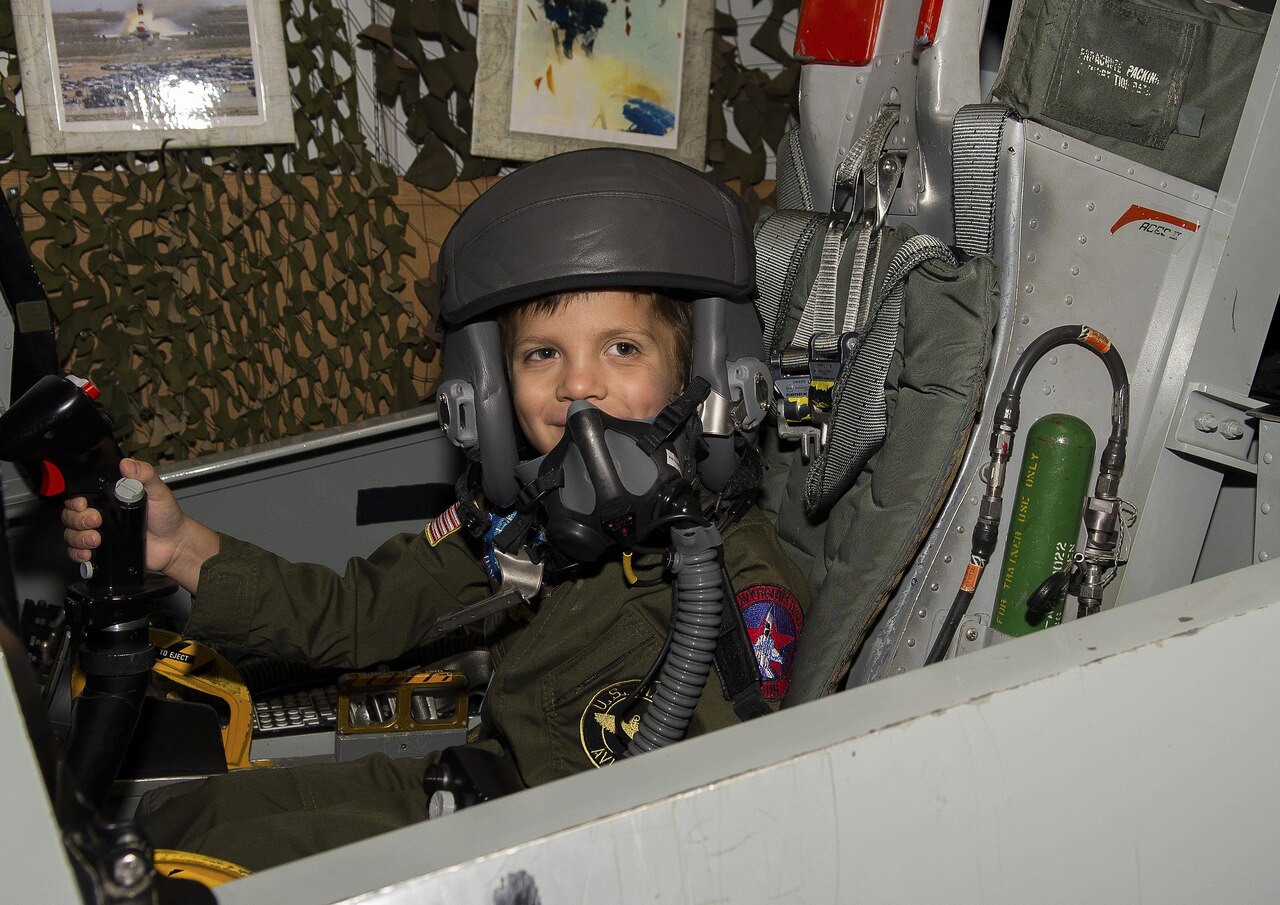 Wings for one brave child: 175th Wing Pilot for a Day > U.S. Department ...