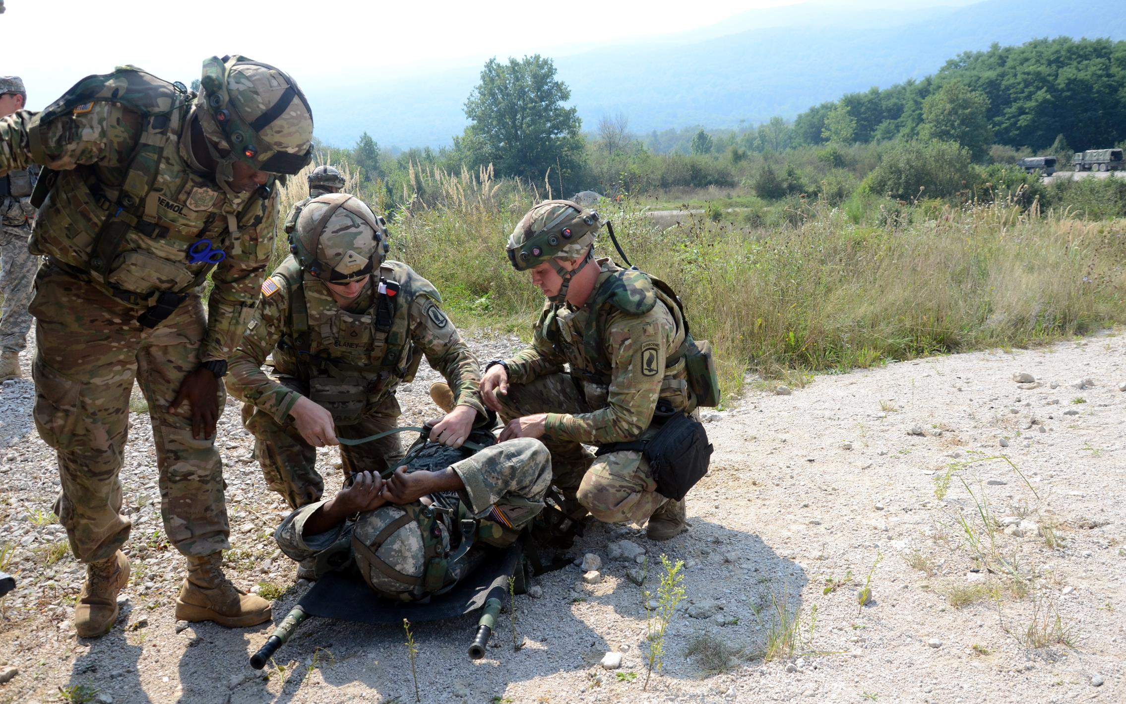 Moving a Casualty | U.S. Department of War