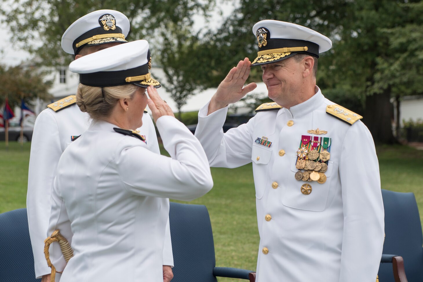 Chief of Navy Reserve Holds Change of Command > United States Navy ...