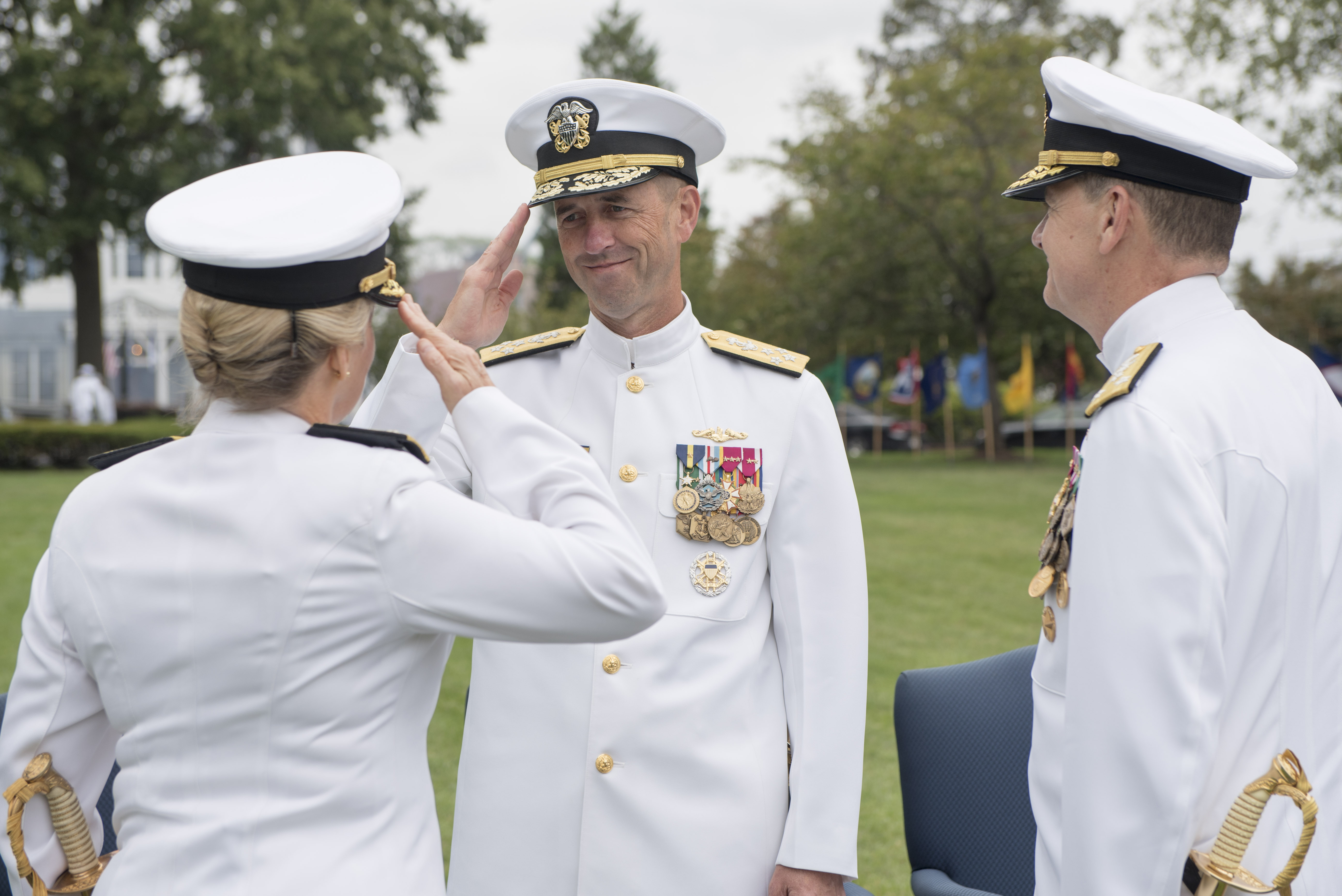 Chief of Navy Reserve Holds Change of Command > United States Navy ...