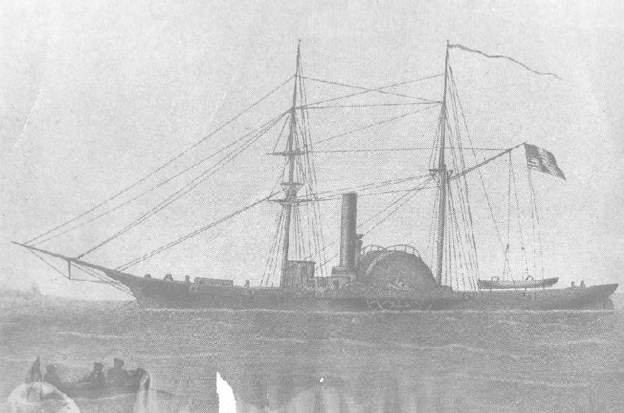 USRC Harriet Lane; engraving; no caption; Image No. V4 L3/2; date ...