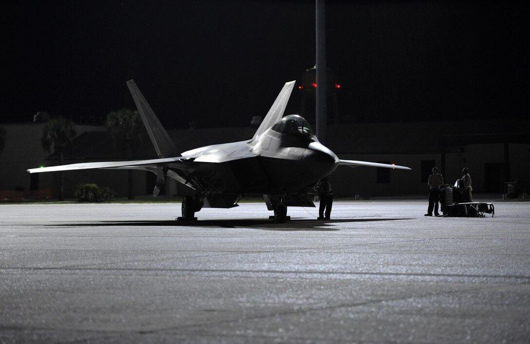 Tyndall Airmen dominate flying ops at night