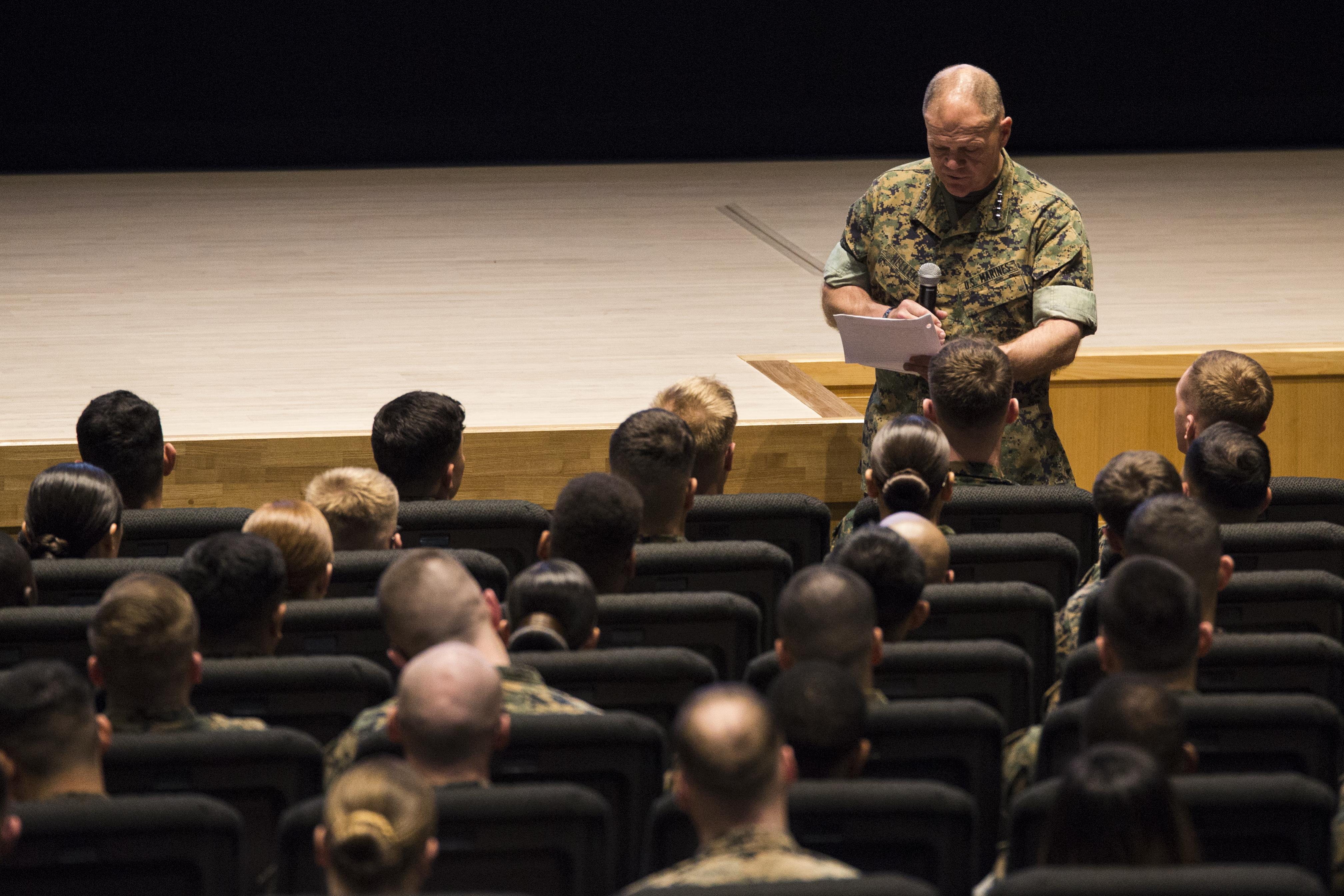 Troop talk