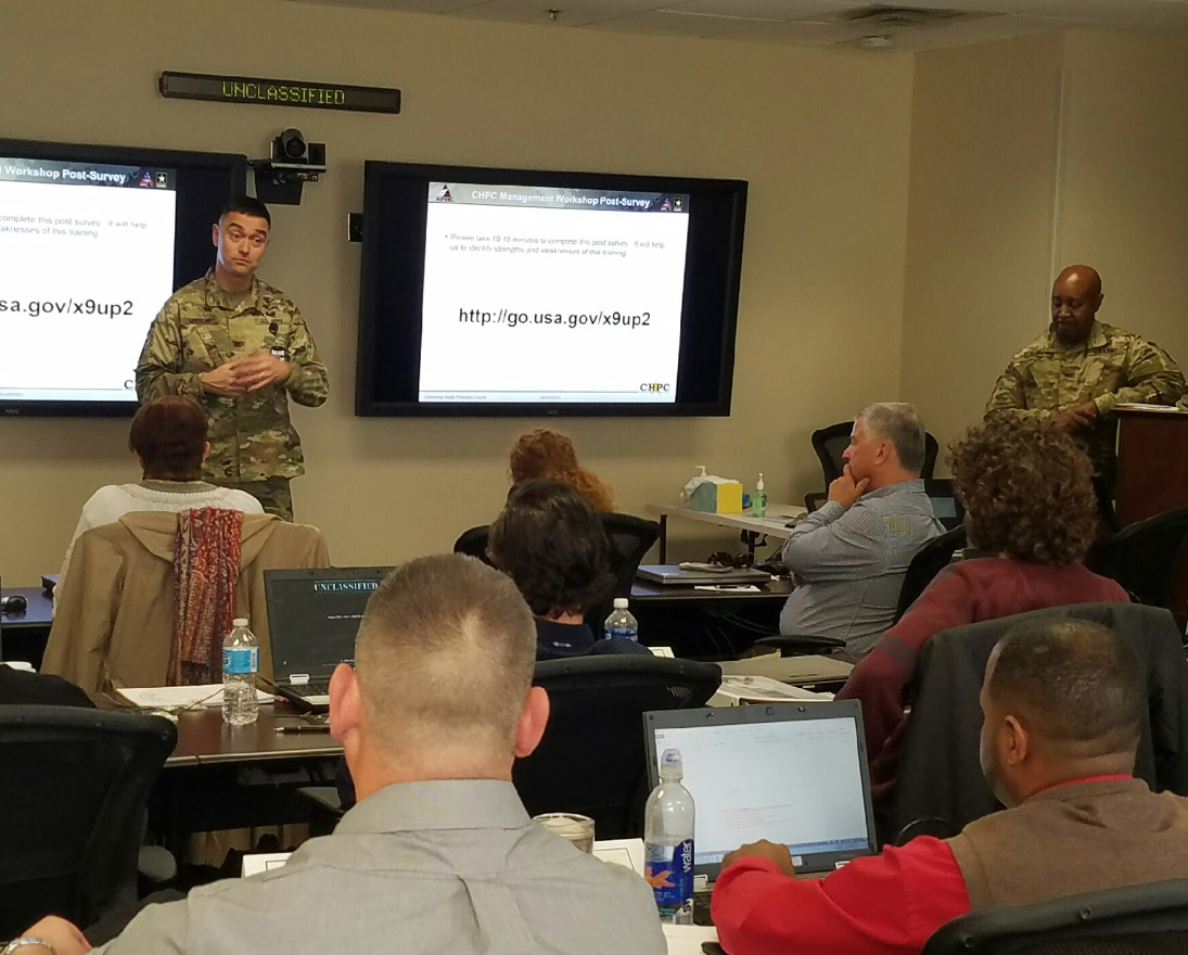 Army’s Community Health Promotion Council Management Workshop > Joint ...