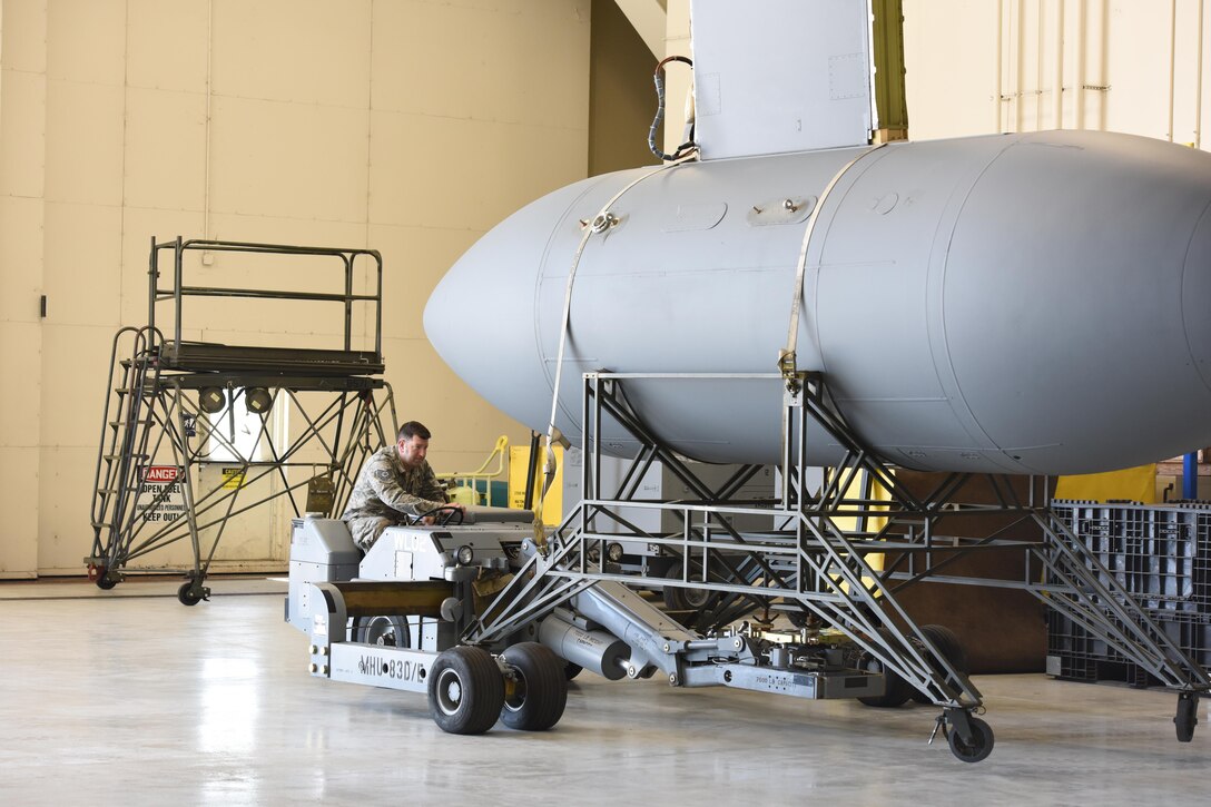Reattaching an antenna pod to aircraft