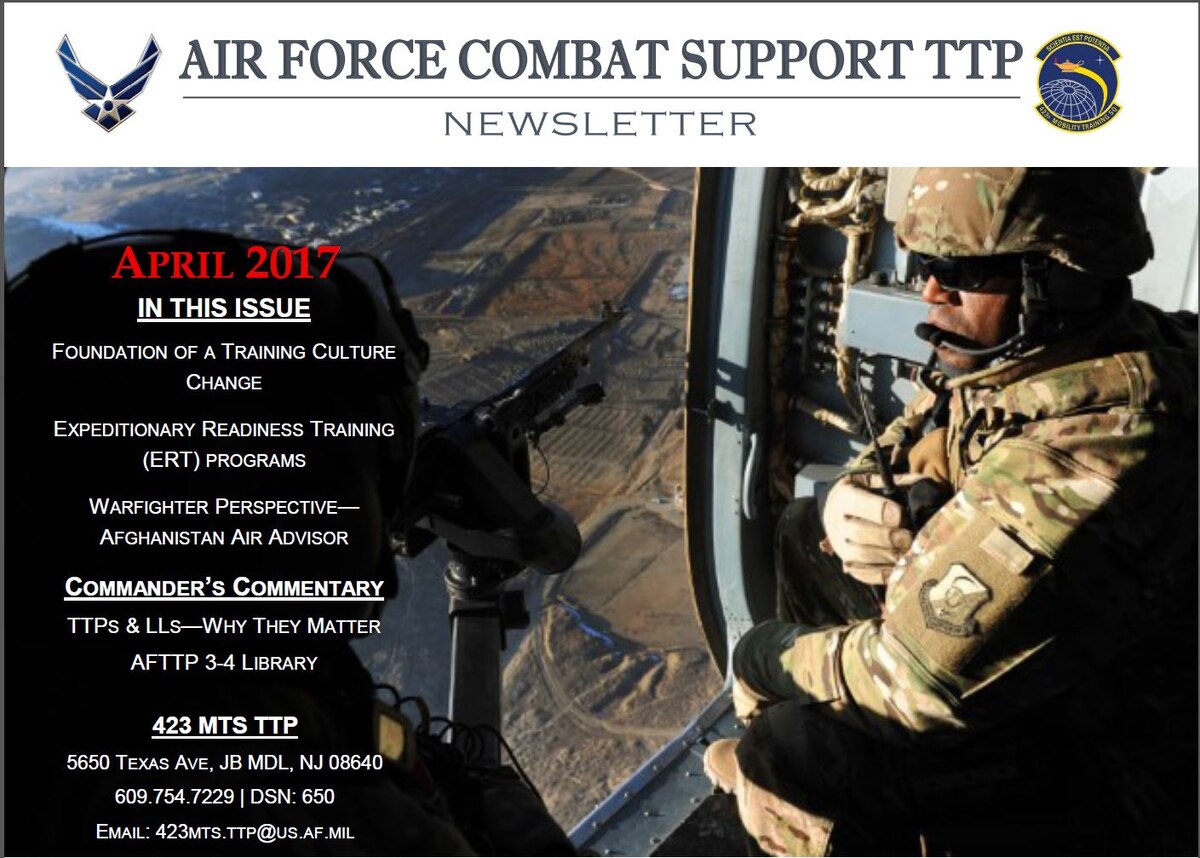 TTPs and Lessons Learned—Why They Matter > Twenty-First Air Force & U.S ...