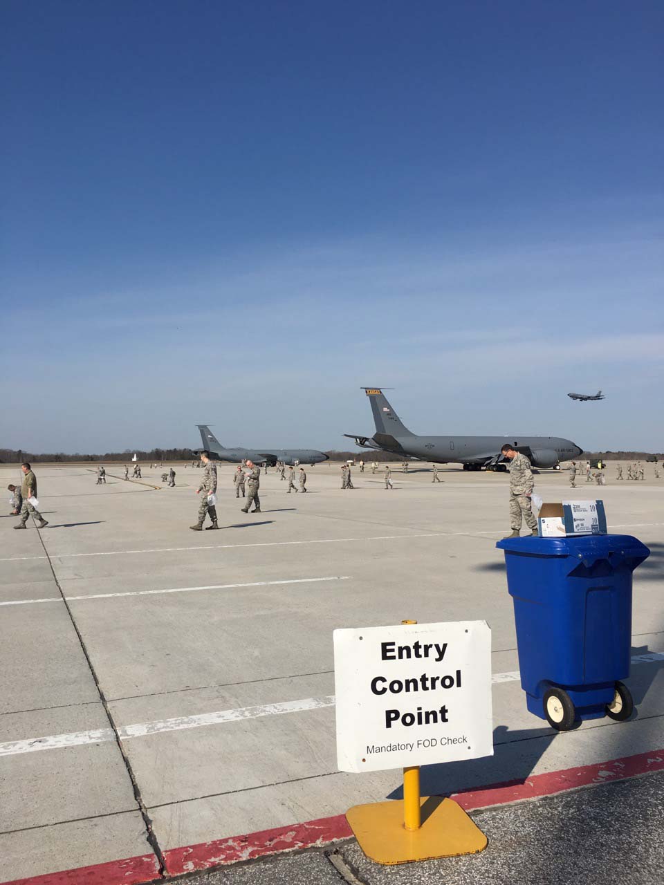 85 Pounds of FOD taken from Pease Ramp