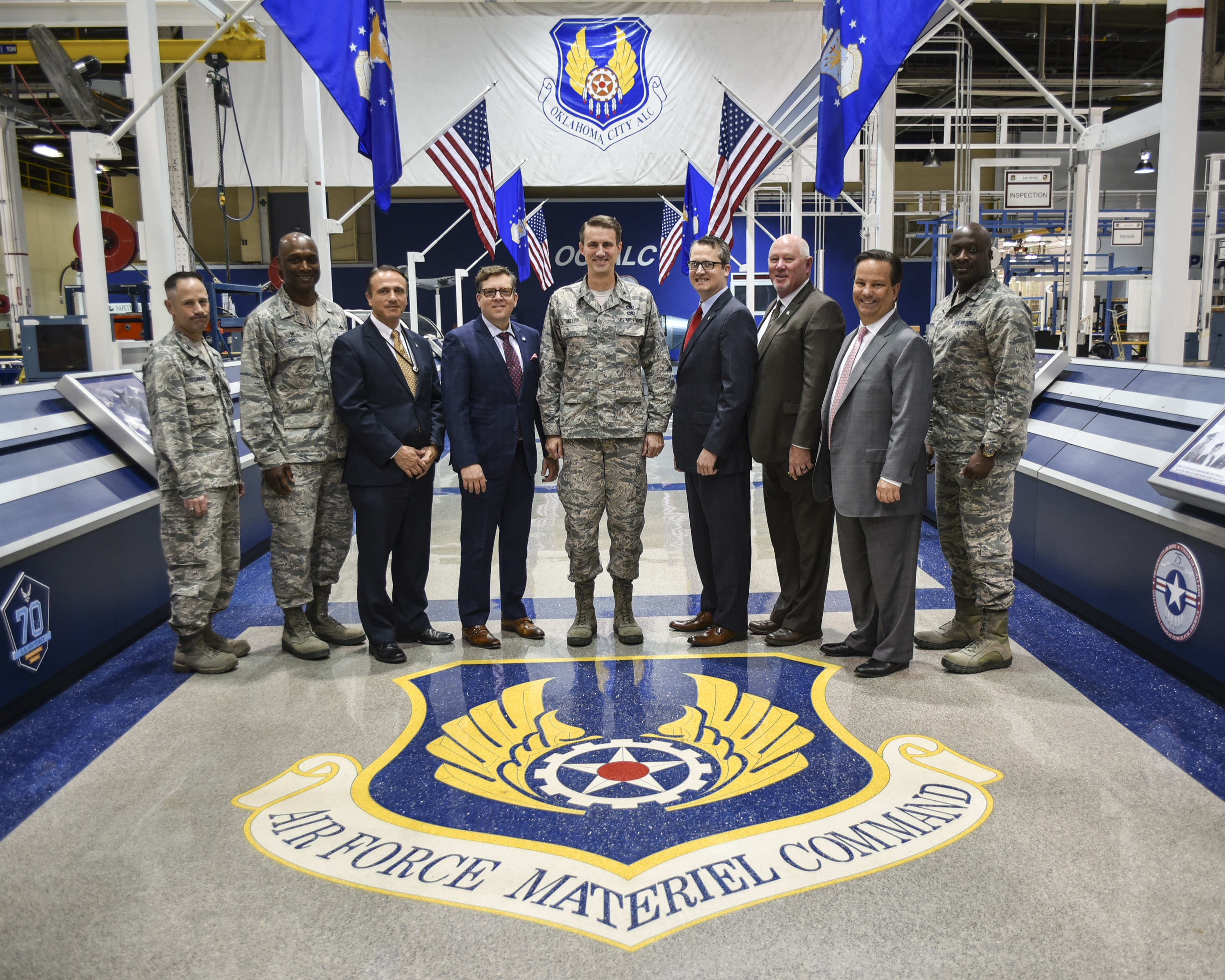 Stately visit > Tinker Air Force Base > Article Display