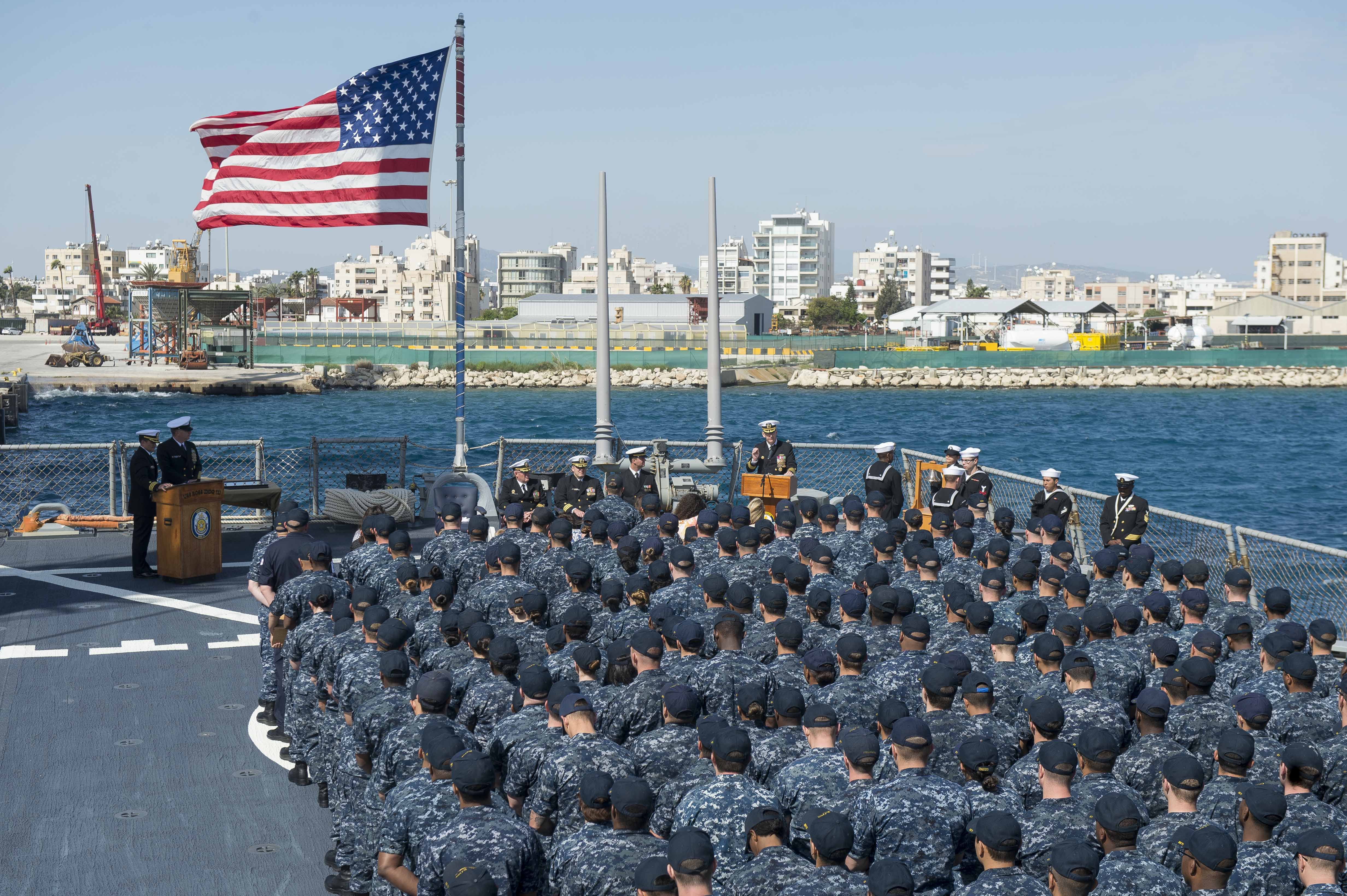 USS Ross Holds Change of Command Ceremony > United States Navy > News ...