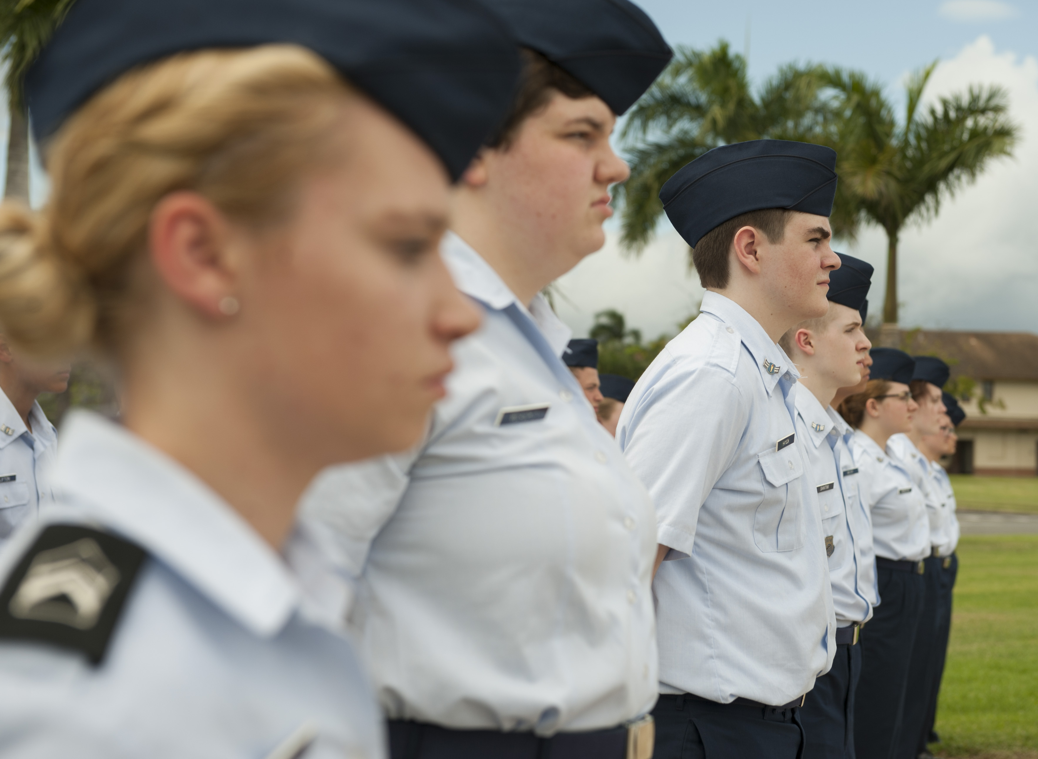 JROTC performs Retreat Ceremony at Hickam > 15th Wing > Article Display