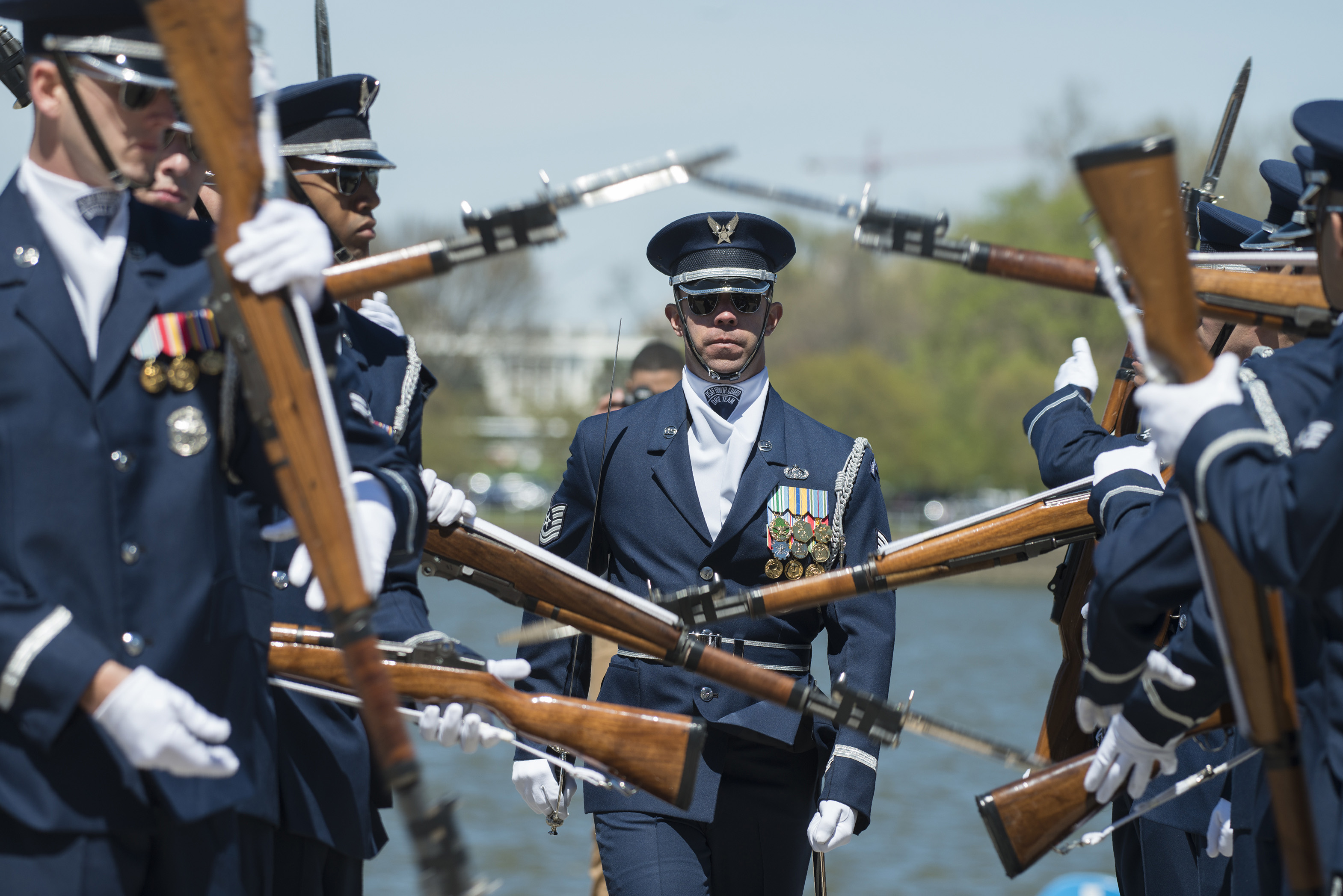 Honor Guard Teams Participate in Joint Service Drill Team Exhibition
