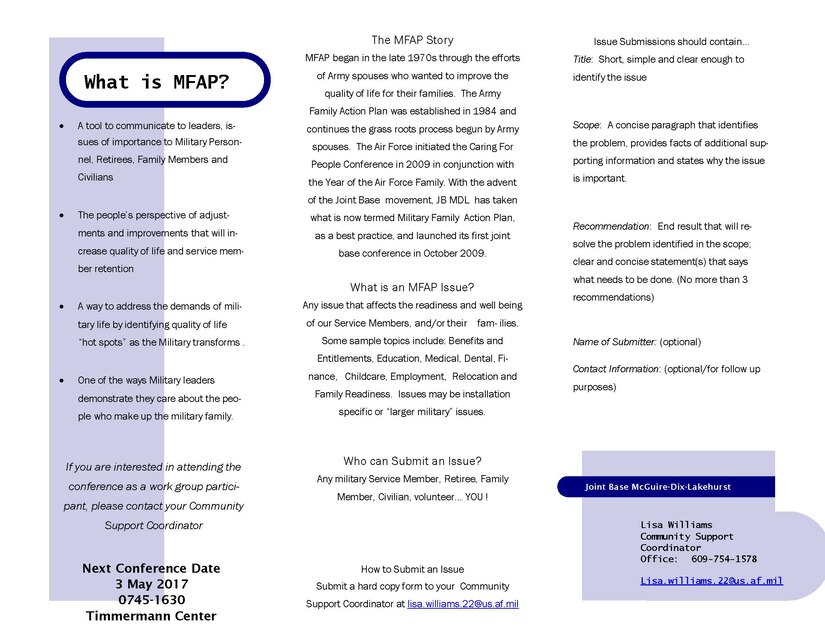 MFAP Conference Information > Joint Base McGuire-Dix-Lakehurst ...