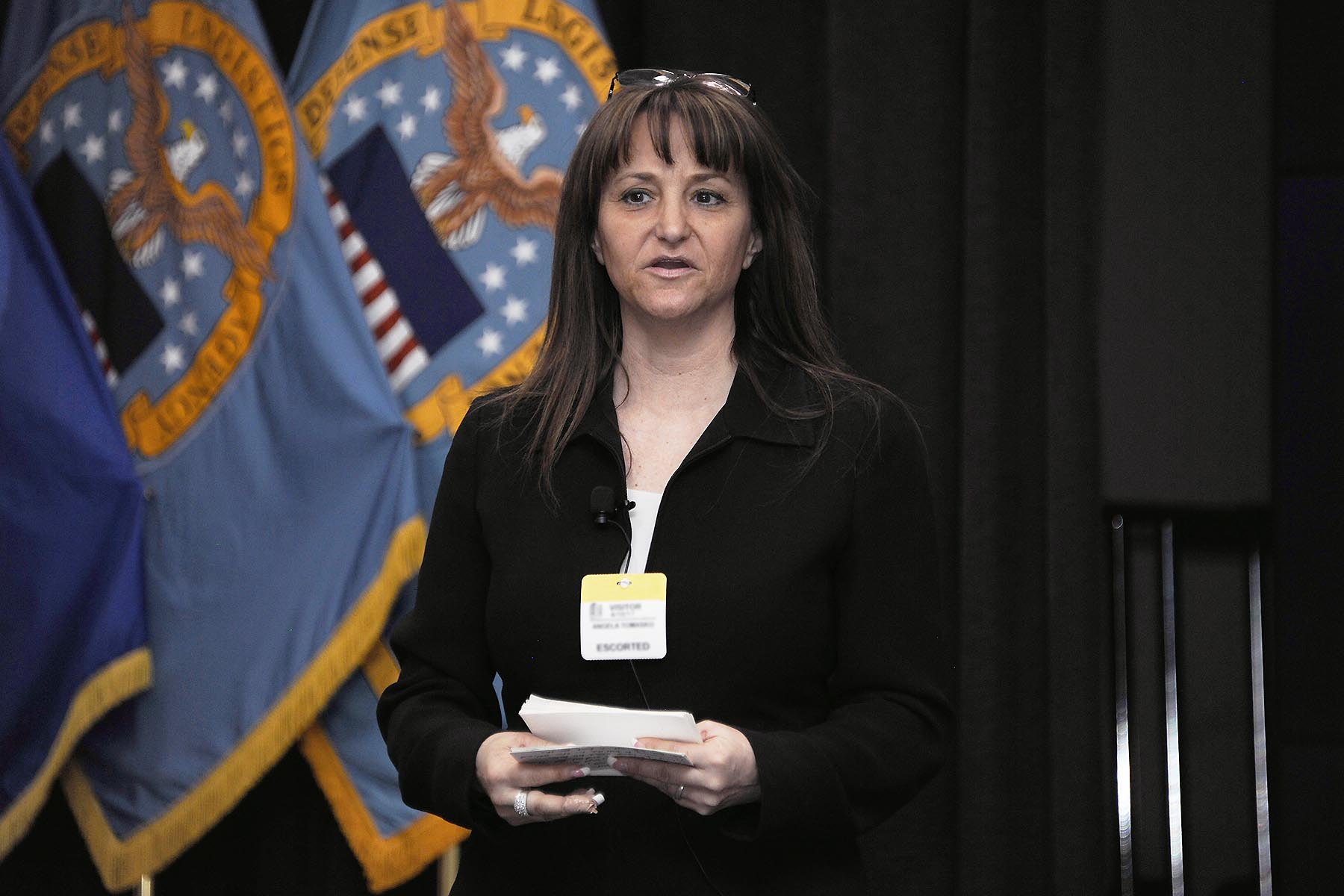 Speaker shares experiences