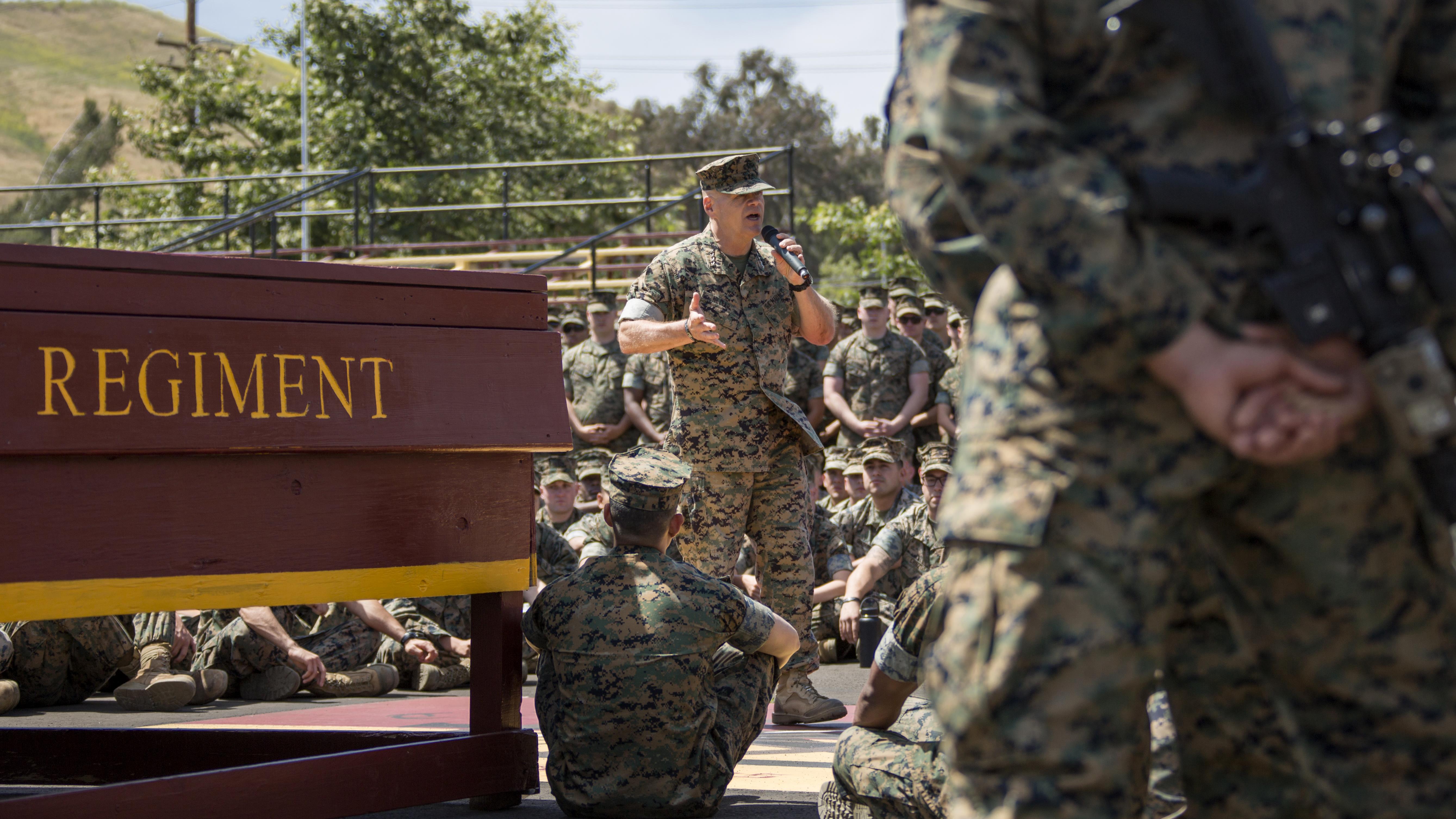 CMC Speaks to Camp Pendleton Marines