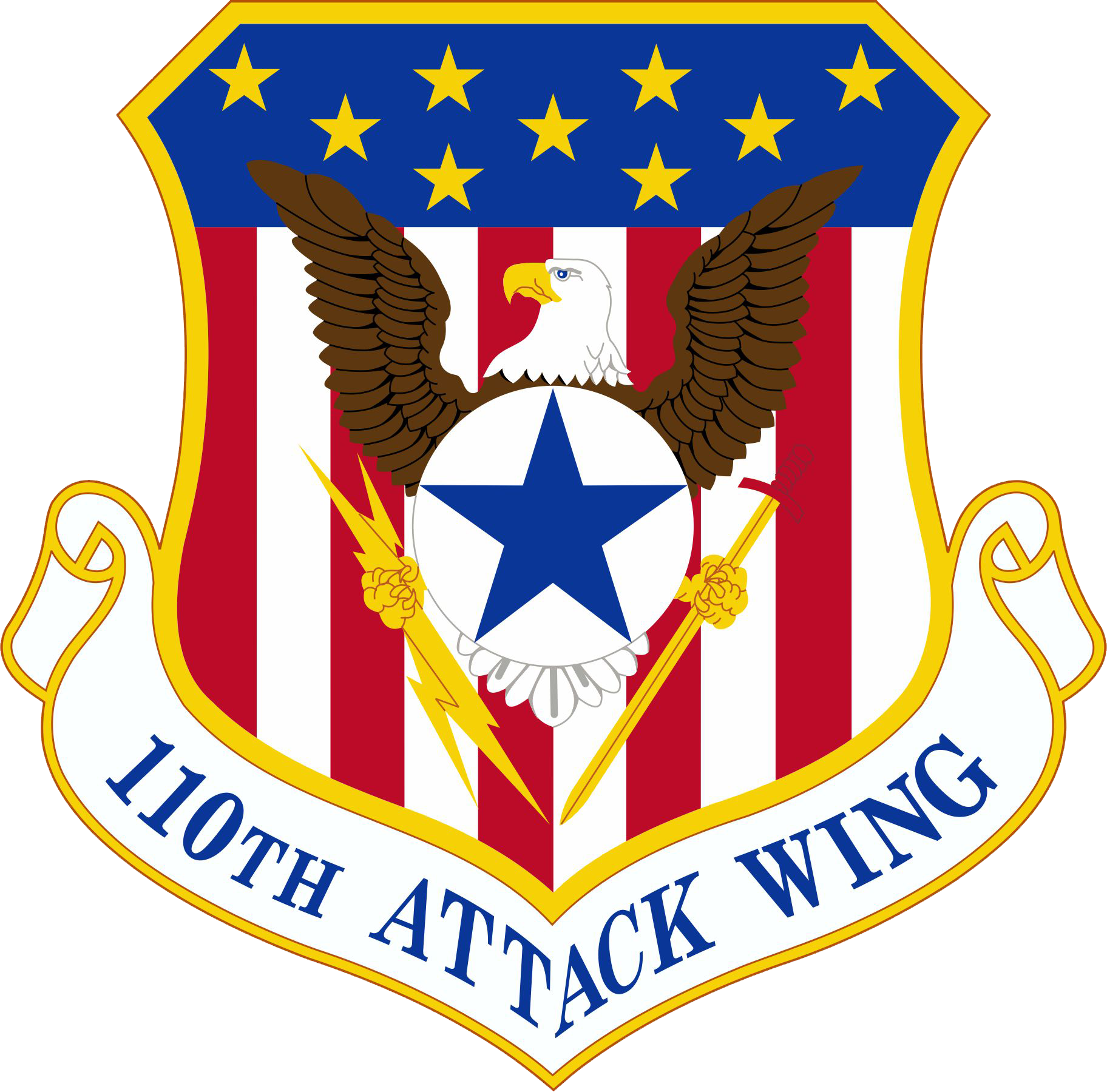 110th Attack Wing Patch