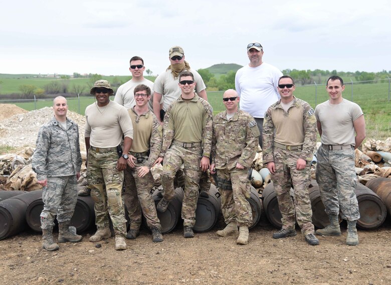 22nd CES EOD clears ANG weapons range > McConnell Air Force Base ...