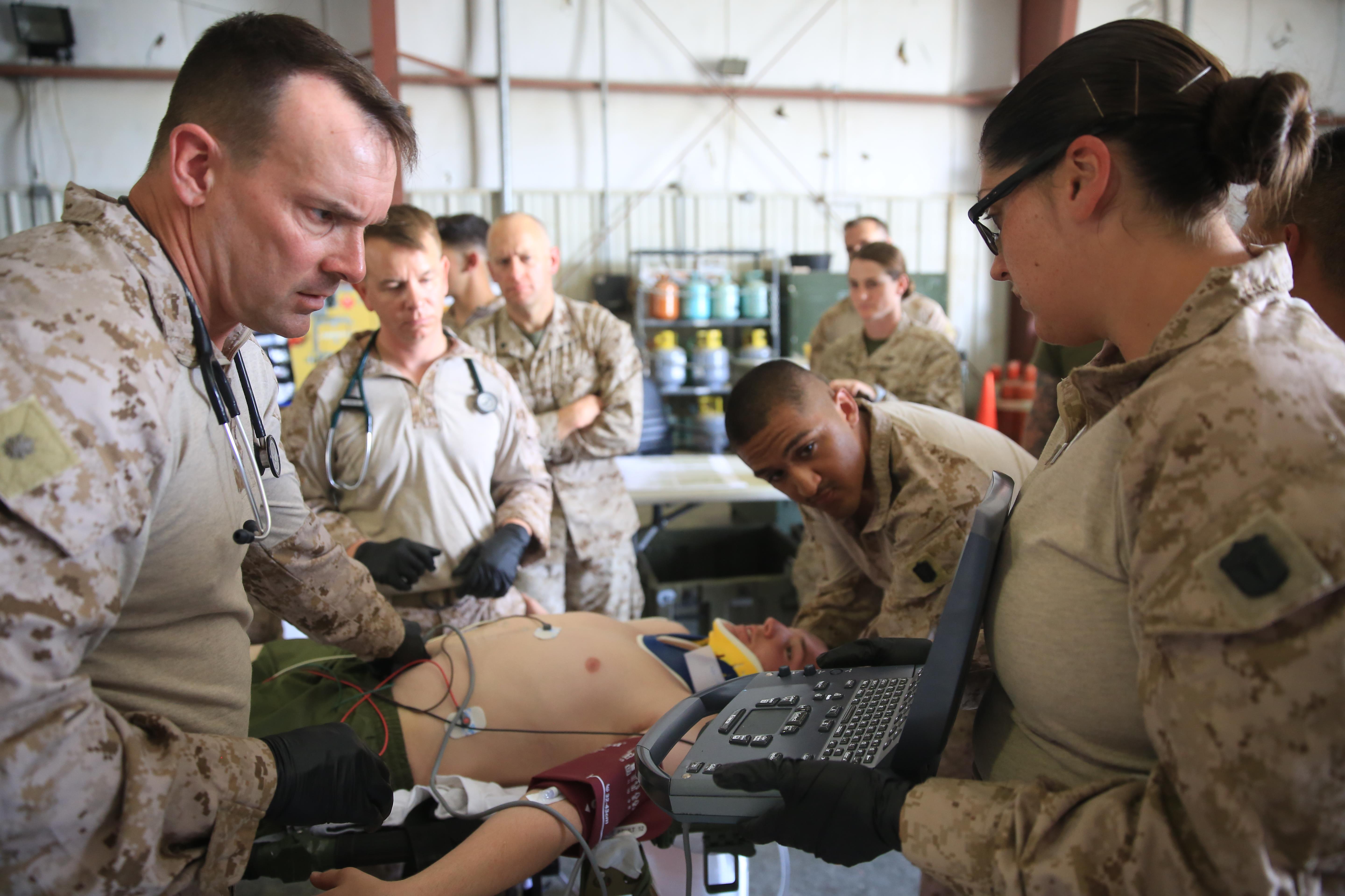 SPMAGTF-CR-CC Rehearses Emergency Medicine Capabilities