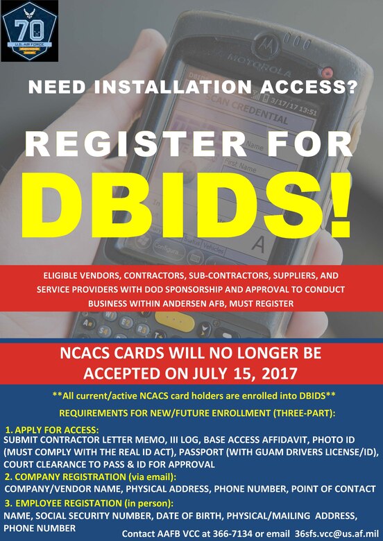 Andersen AFB will transition to DBIDS Credentials > Andersen Air Force ...