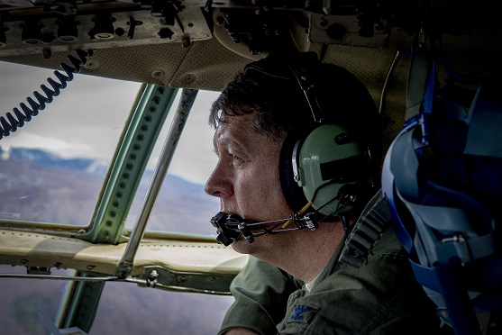 Col. Richardson's 'Fini' Flight