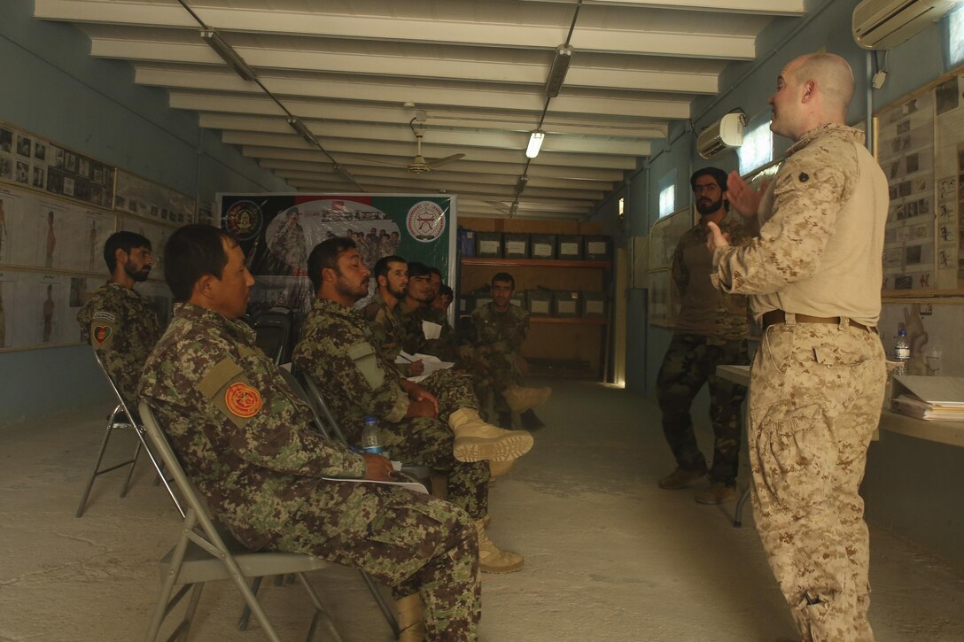 Marine advisors, ANA instructors work to improve training pipeline
