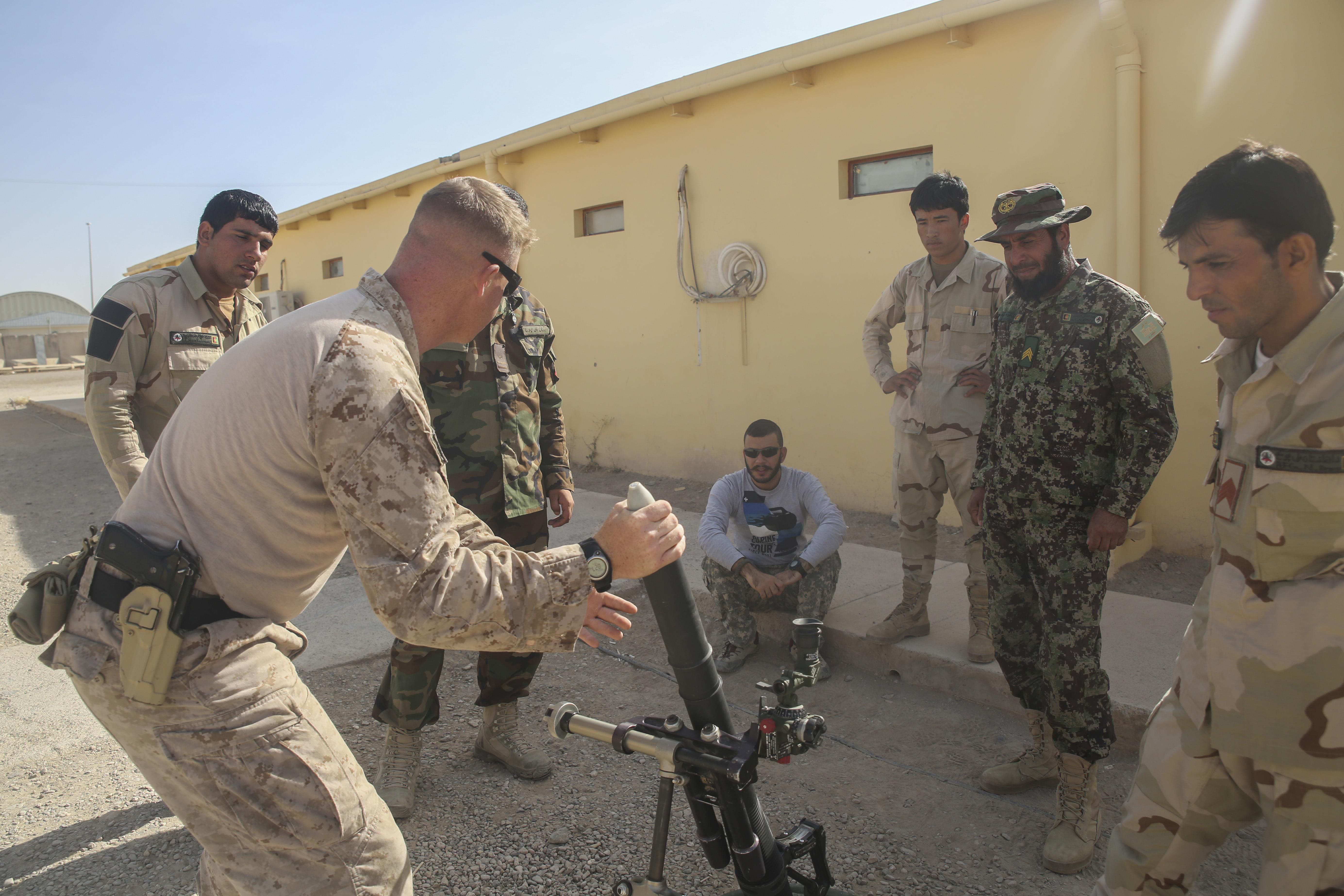 Marine advisors, ANA instructors work to improve training pipeline