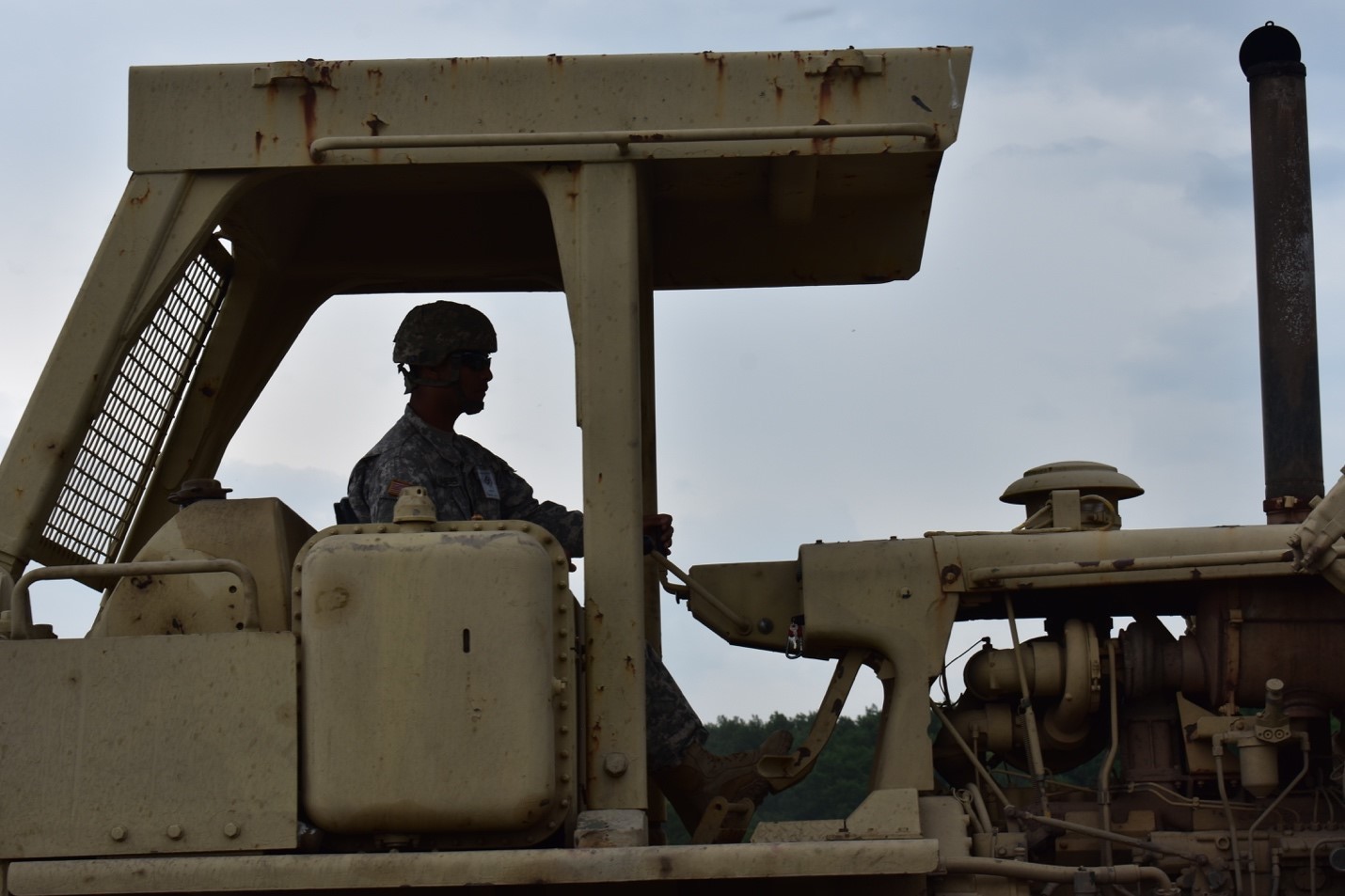 Resolute Castle 17 Soldier operates D7 Dozer