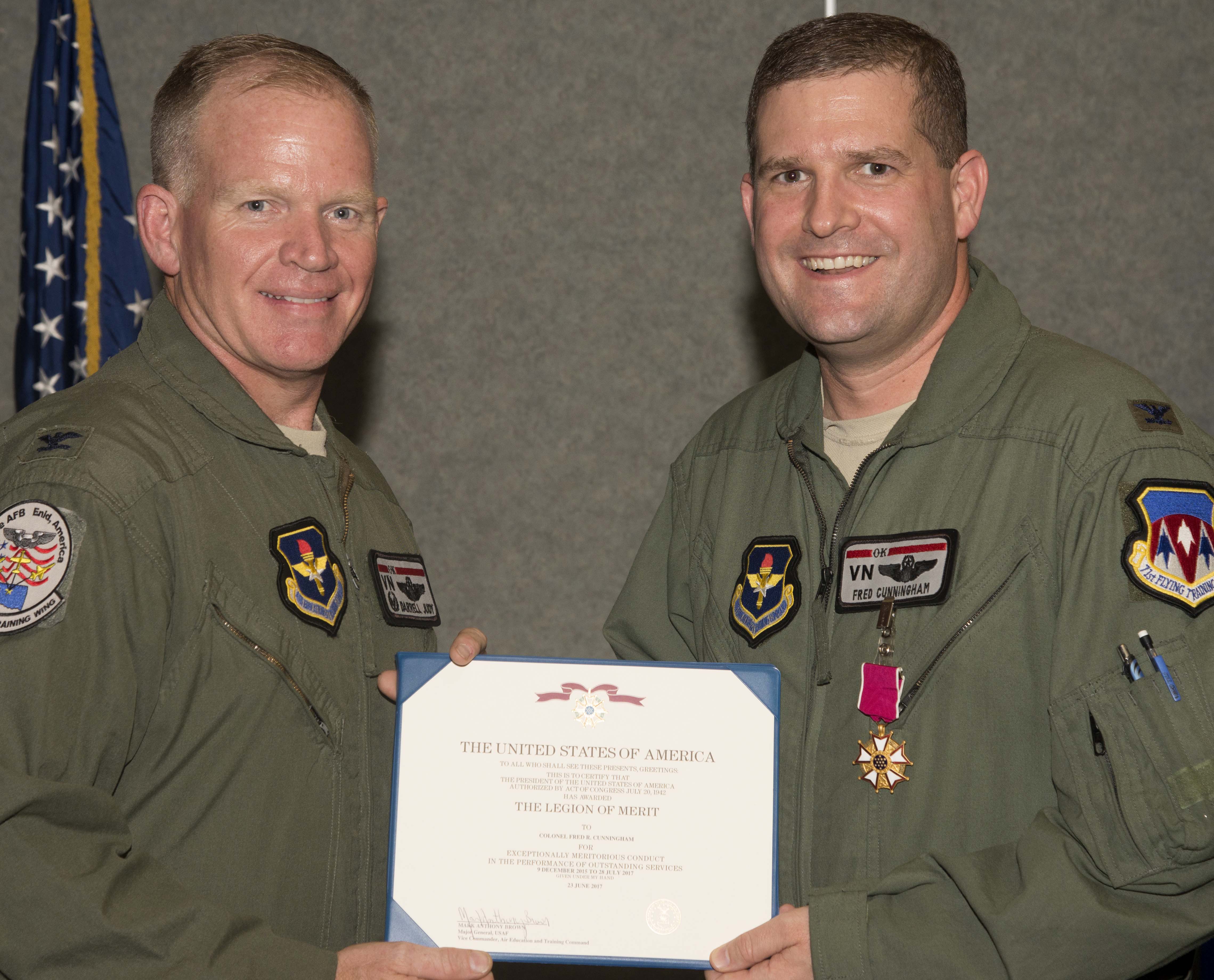 Cunningham taking IG job at AETC > Vance Air Force Base > News