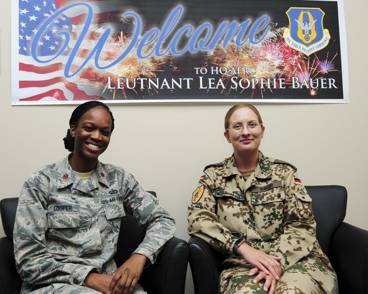 German Reserve Airman visits AFRC through exchange program > Air Force ...