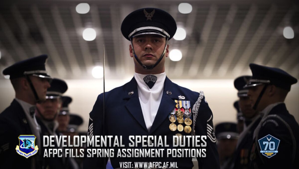 Airmen in developmental special duties epitomize leadership, core ...