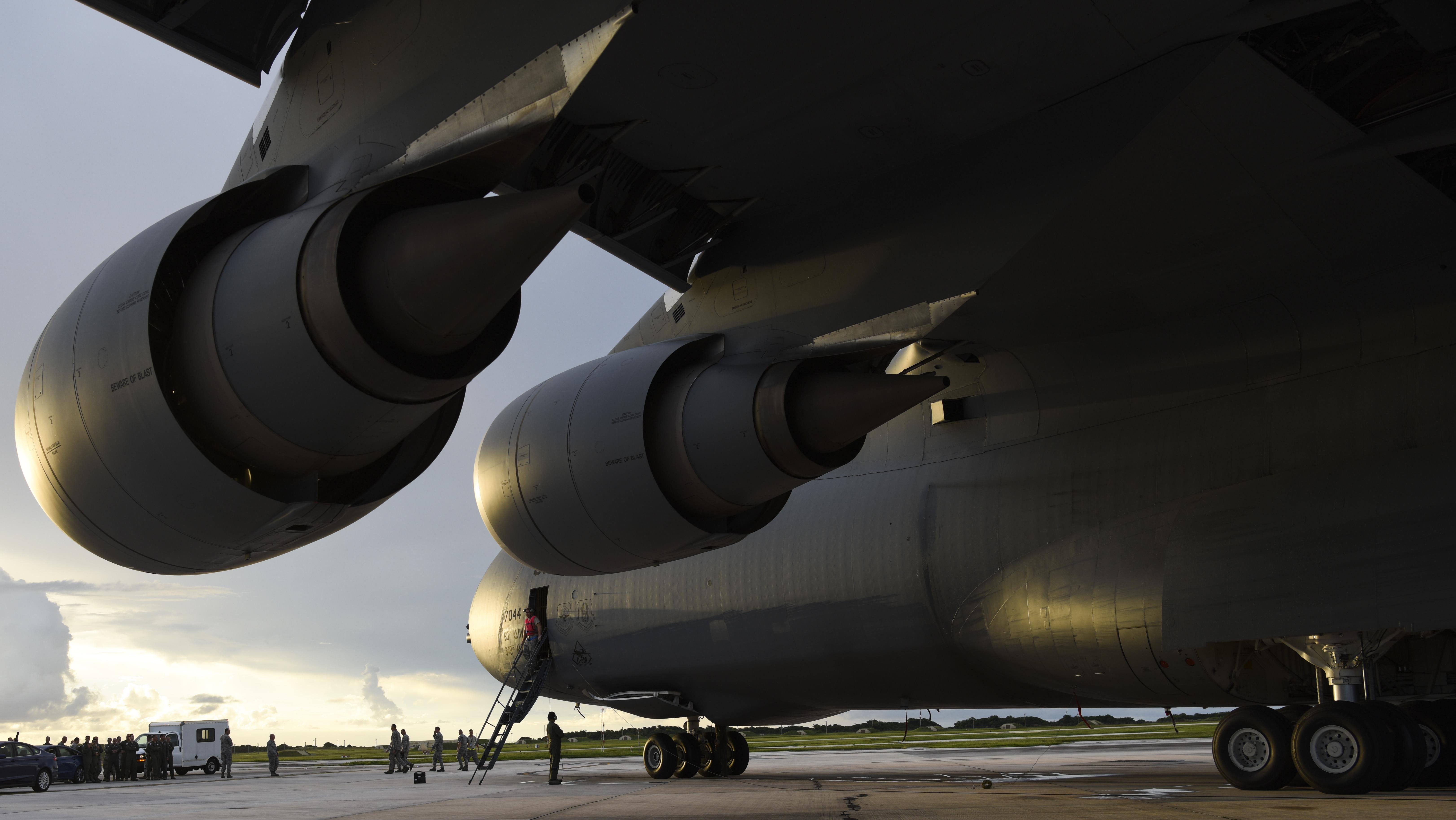 Travis C-5 enables Pacific bomber deployment > Travis Air Force Base > News