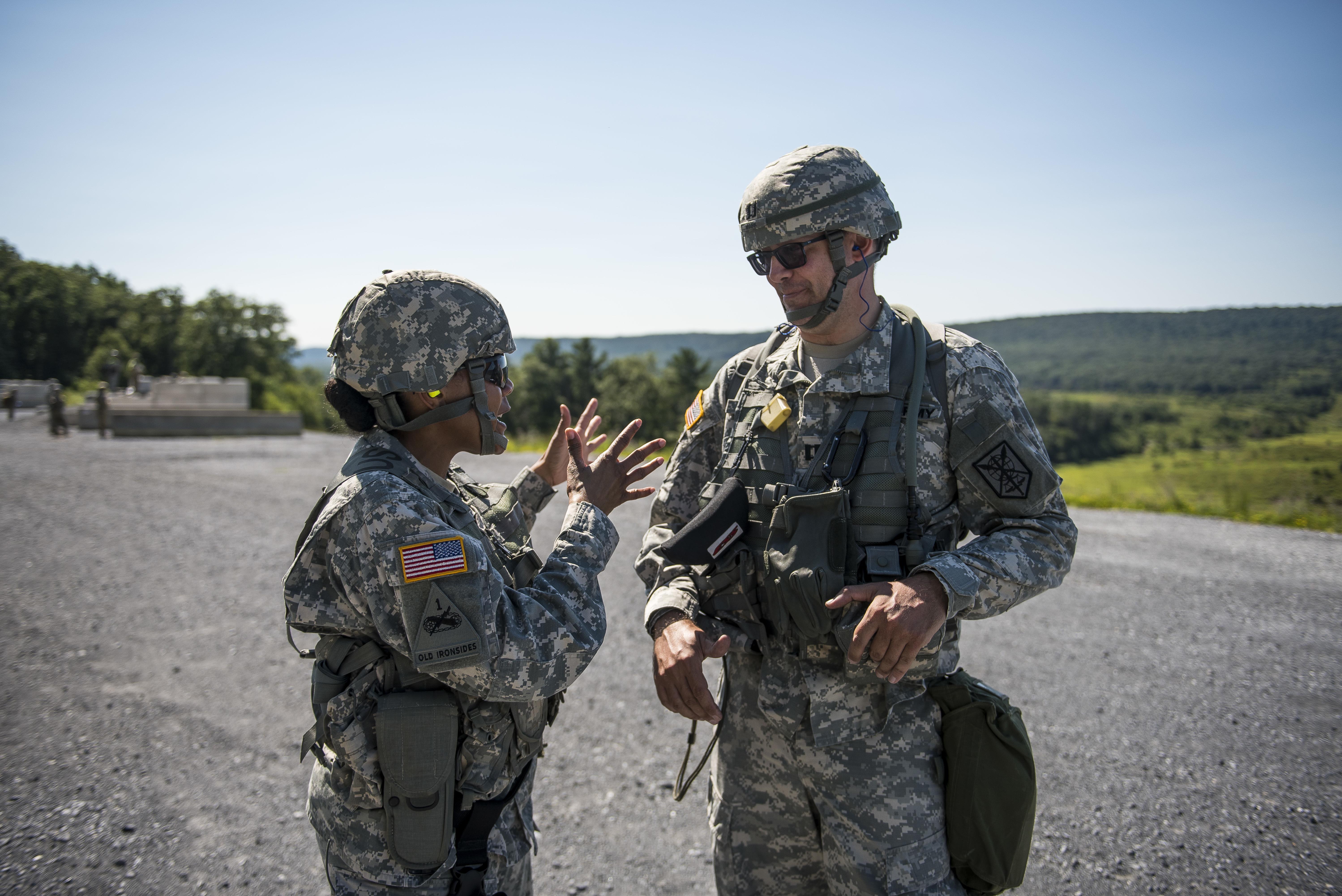 Military Police Command trains in the field
