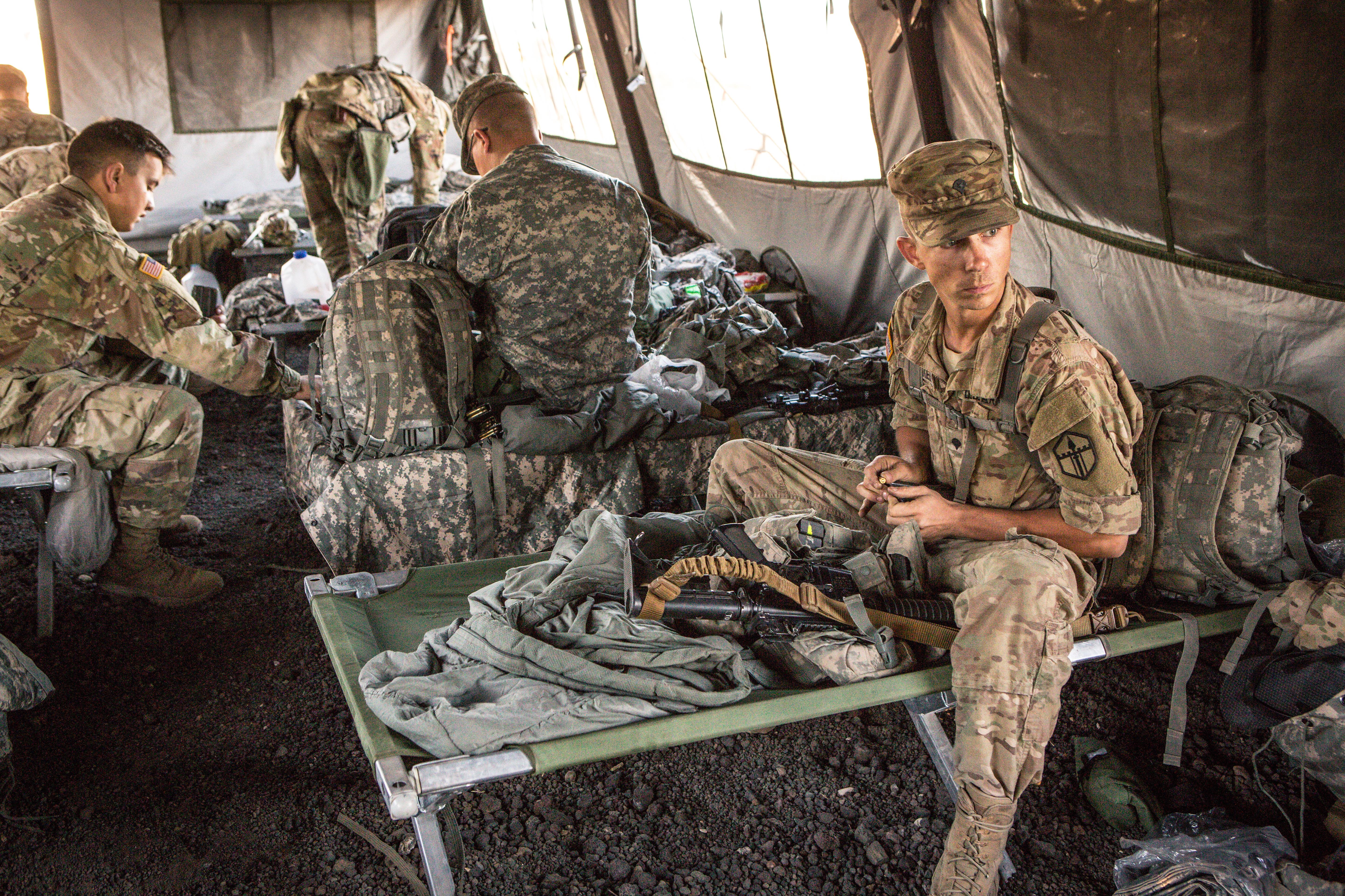 455th Engineer Company prepares for training