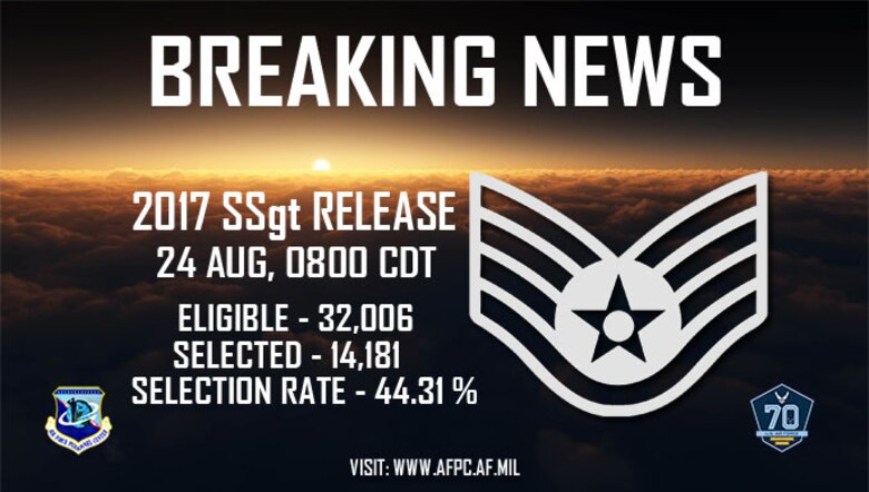 AF selects 14,181 in staff sergeant/17E5 promotion cycle; list to post ...