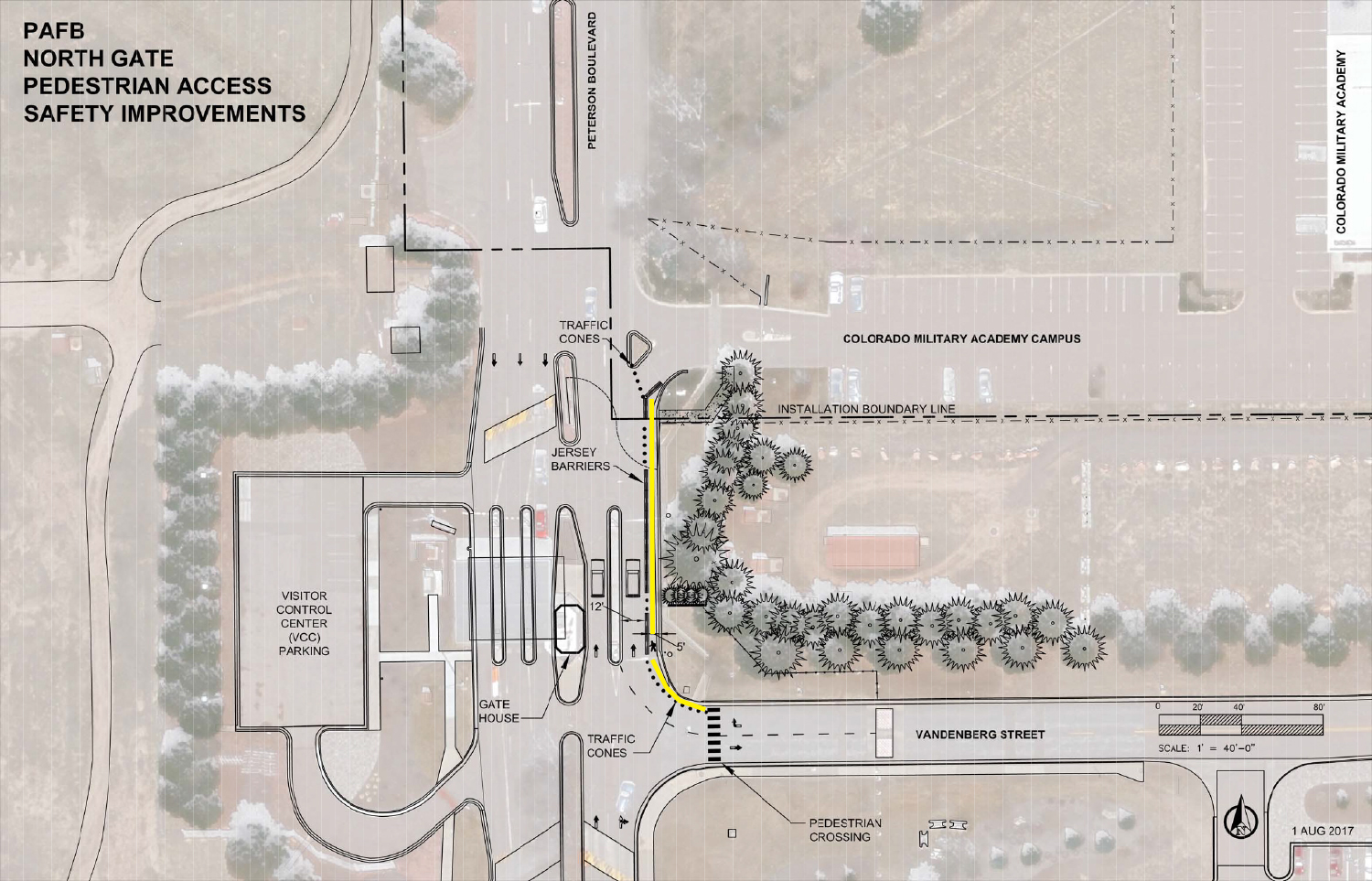 Safety improvements at Peterson AFB north gate > Peterson and Schriever ...