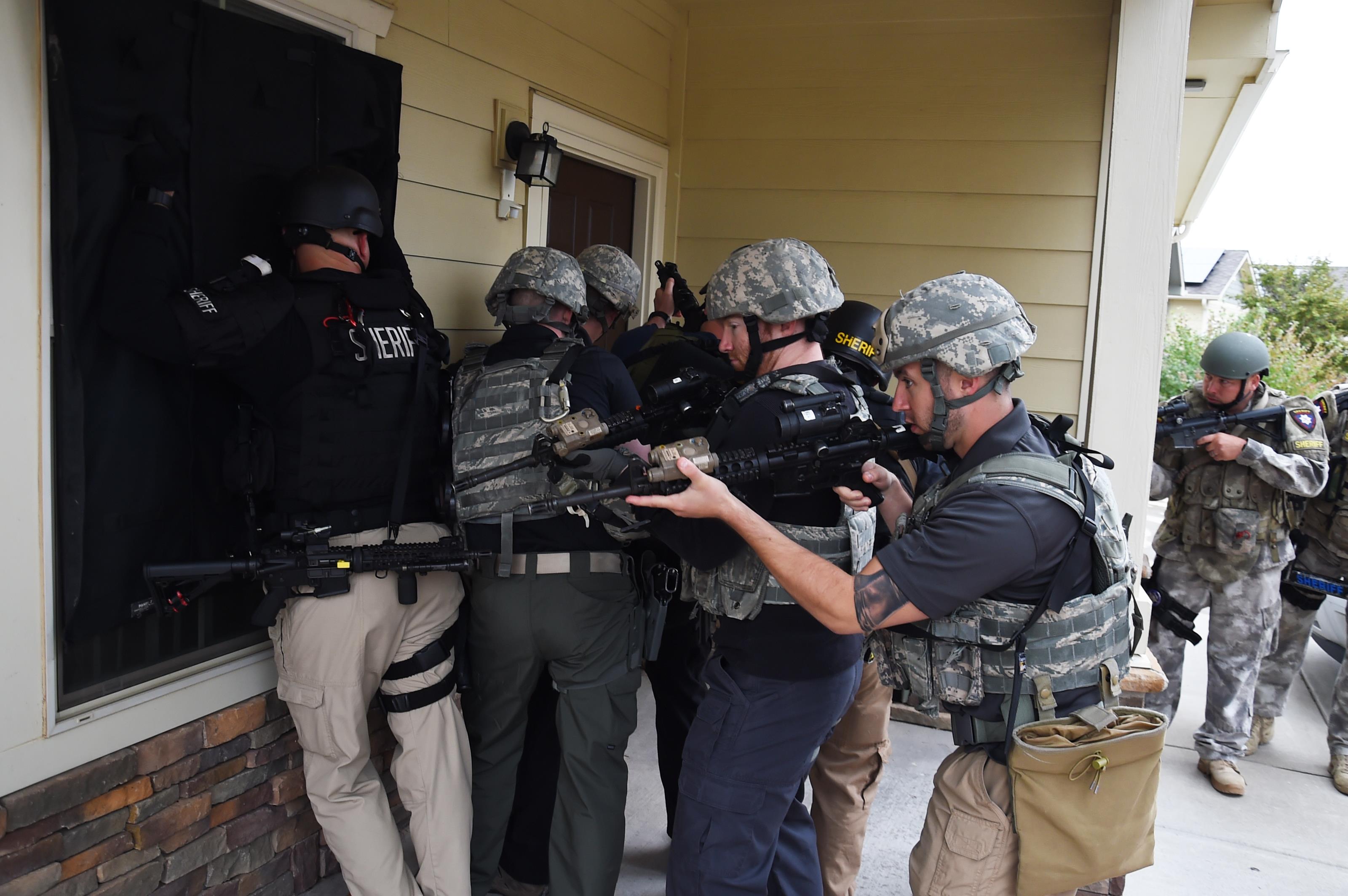 Swat Team In Action Real