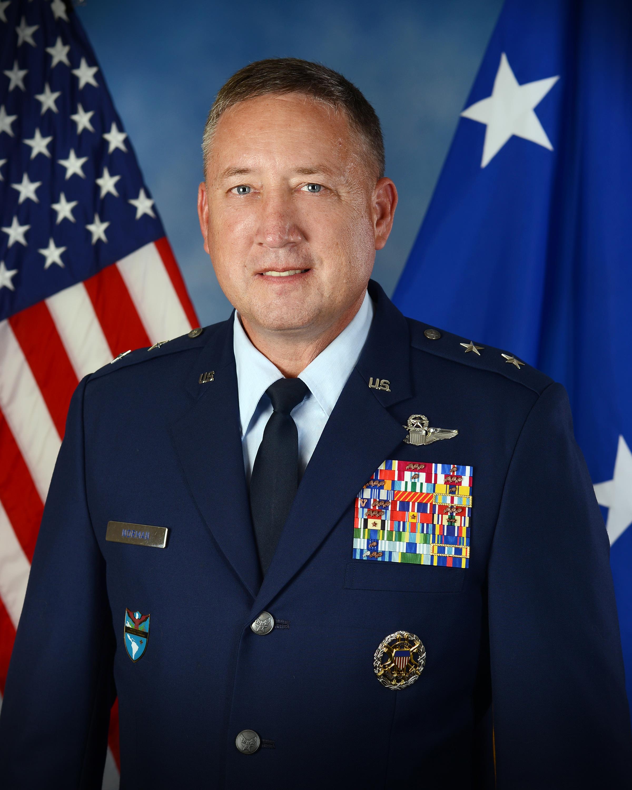 MAJOR GENERAL JON A. NORMAN > Air Force > Biography Display