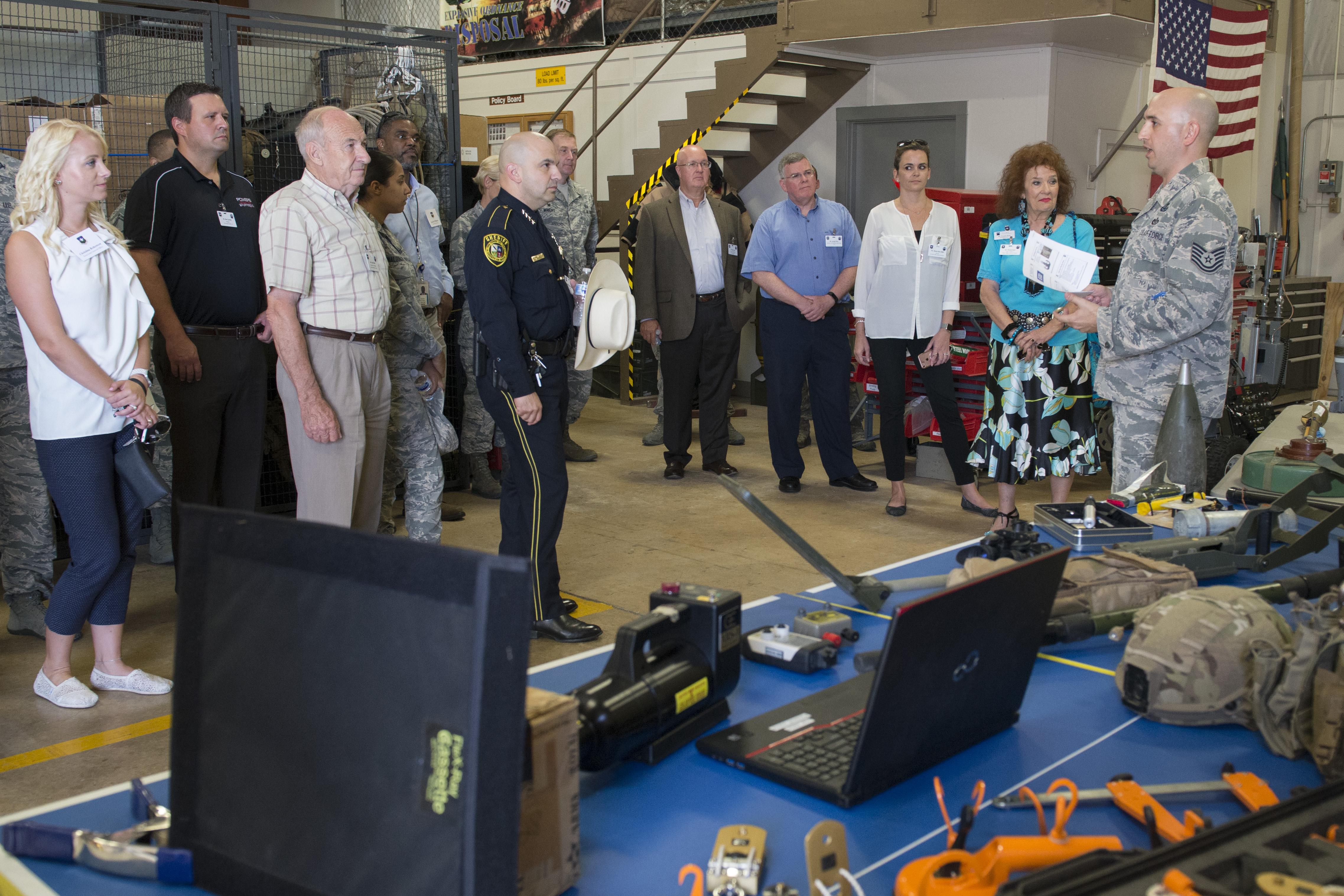 JBSA-Lackland hosts Honorary Commander Tour > Joint Base San Antonio > News