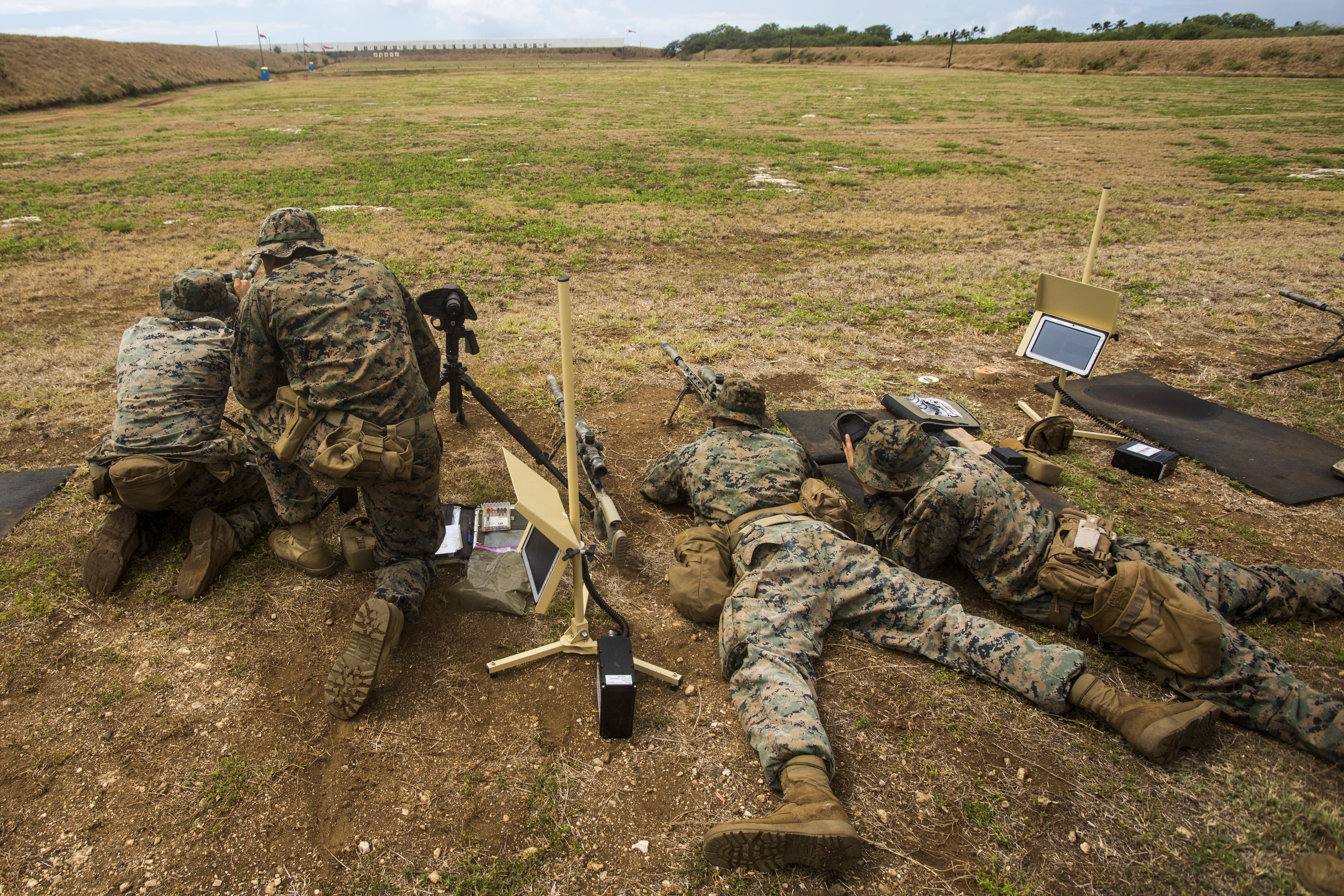Hunters from afar: Scout sniper candidates practice accuracy > Marine ...