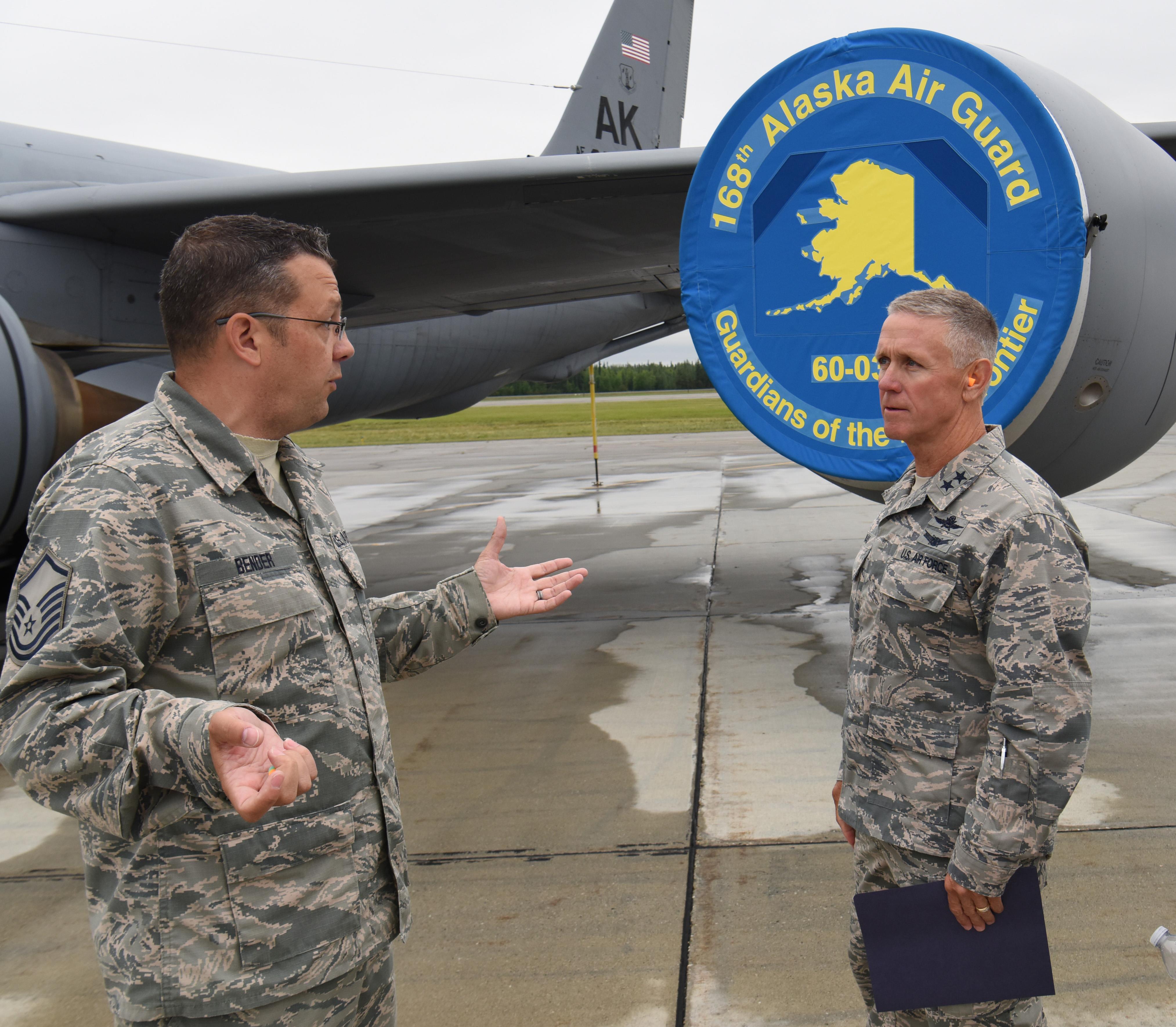 Maj. Gen. Maas visits with remote Guardsmen > Peterson and Schriever ...