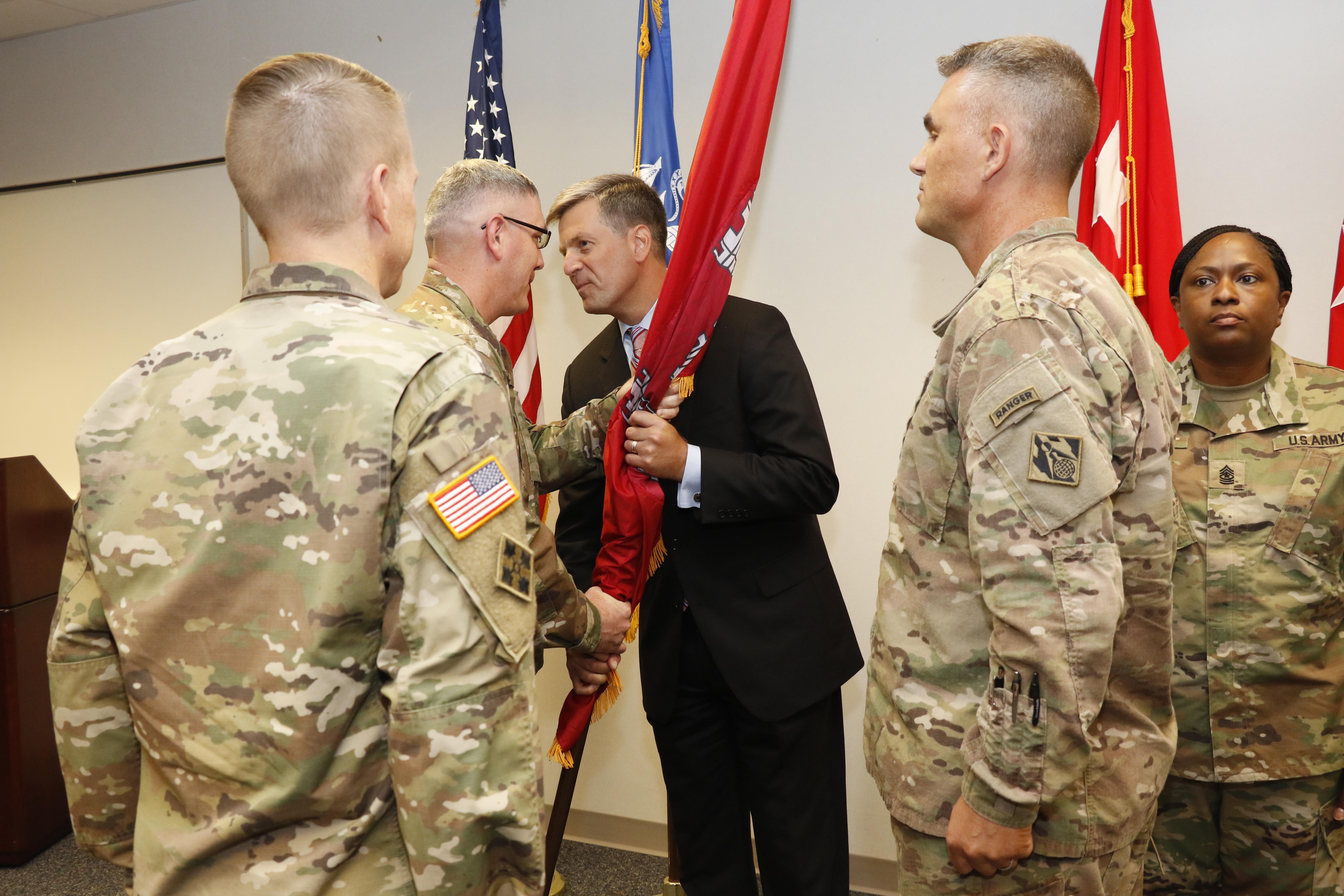 Change of Command Ceremony, MED, 23 Aug 2017