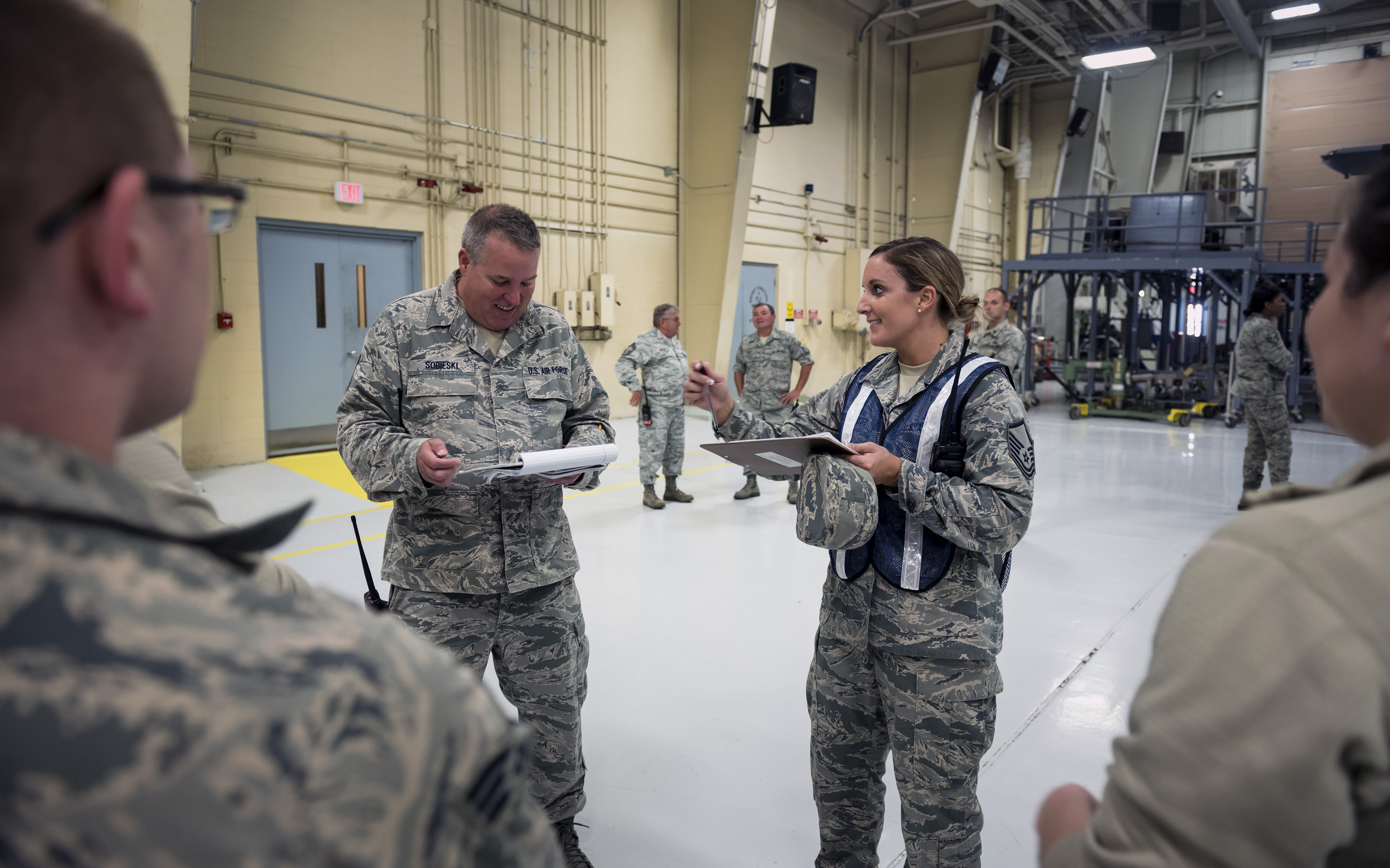 Wing conducts security response exercise