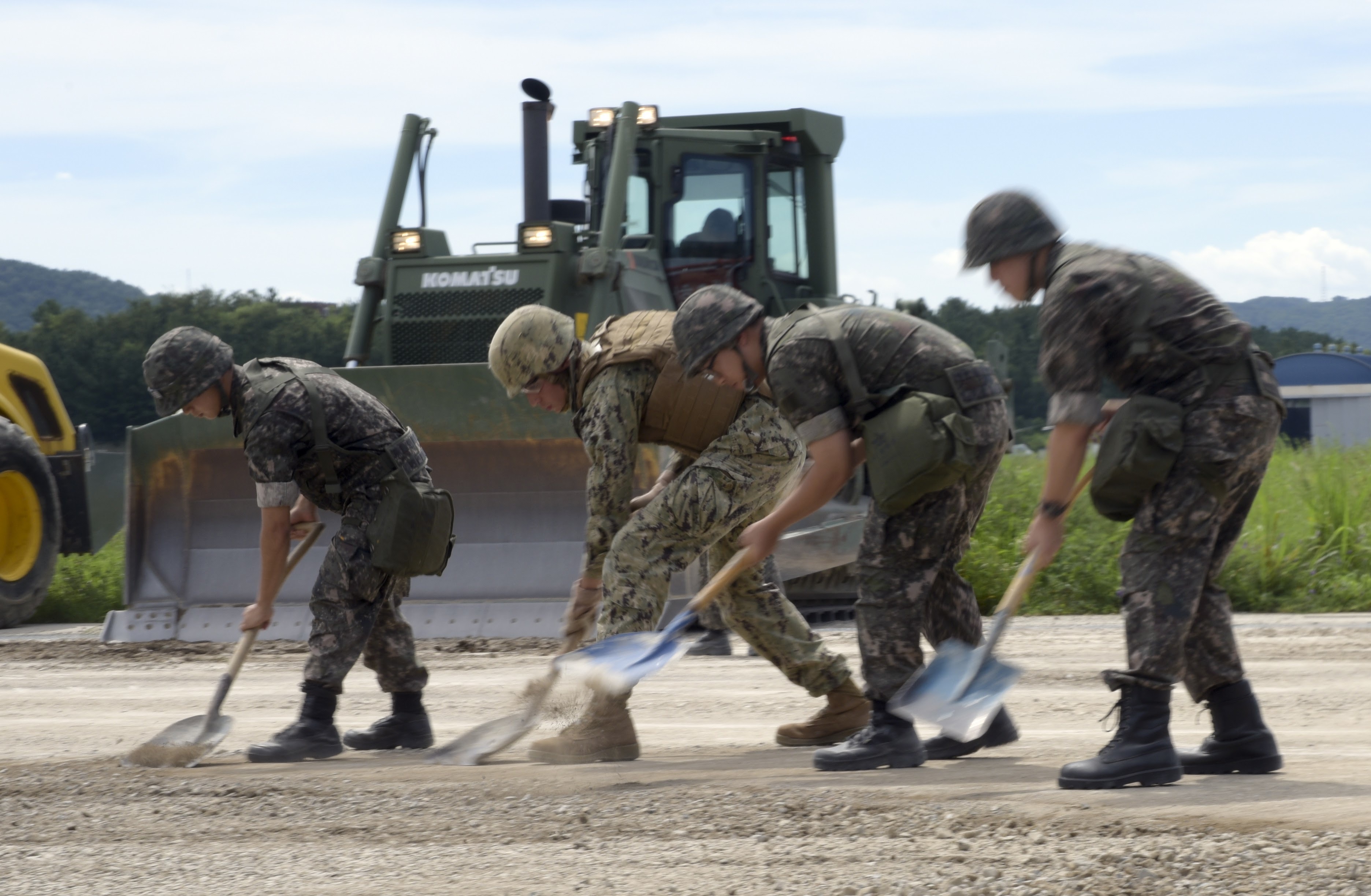US-ROK Construction Battalions Complete Airfield Damage Repair Exercise ...