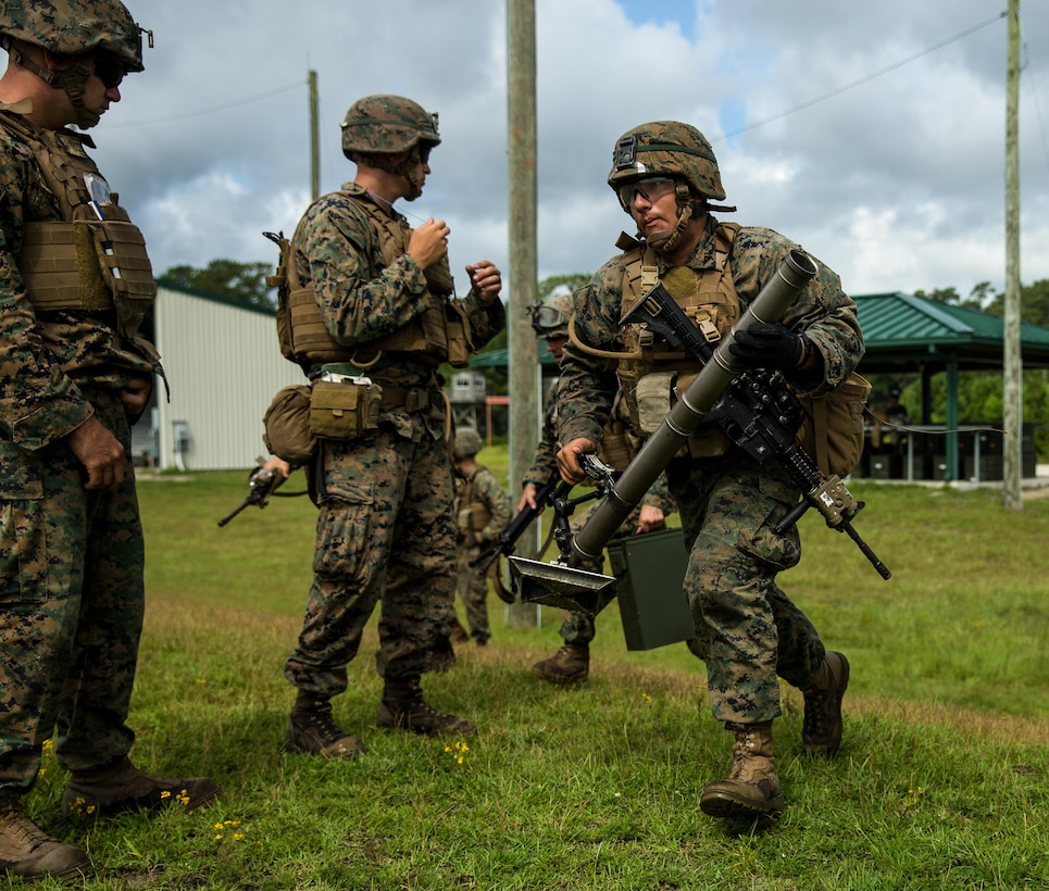 BLT 2/6 maintains weapons proficiency at a mortar range during RUT
