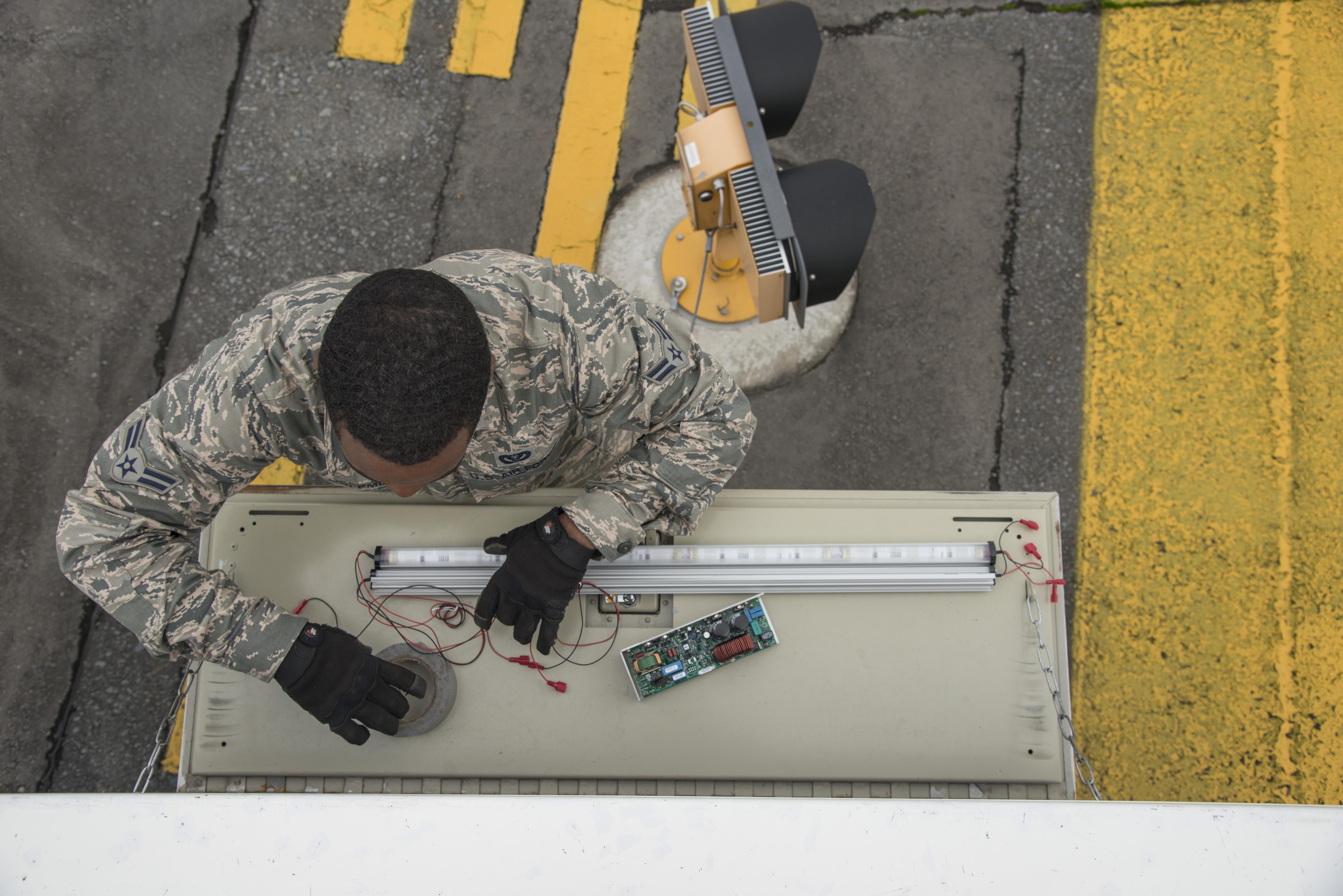 Bilateral airfield lighting duo guides pilots home > Misawa Air Base ...