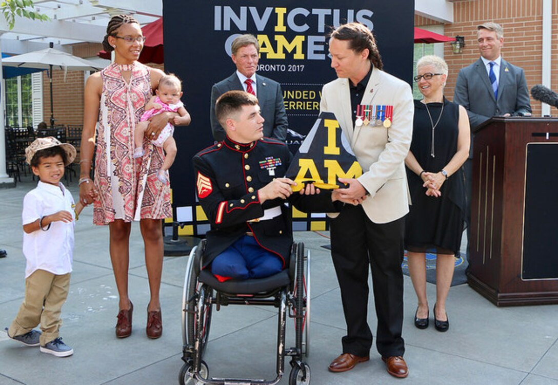 Invictus Flag Handover